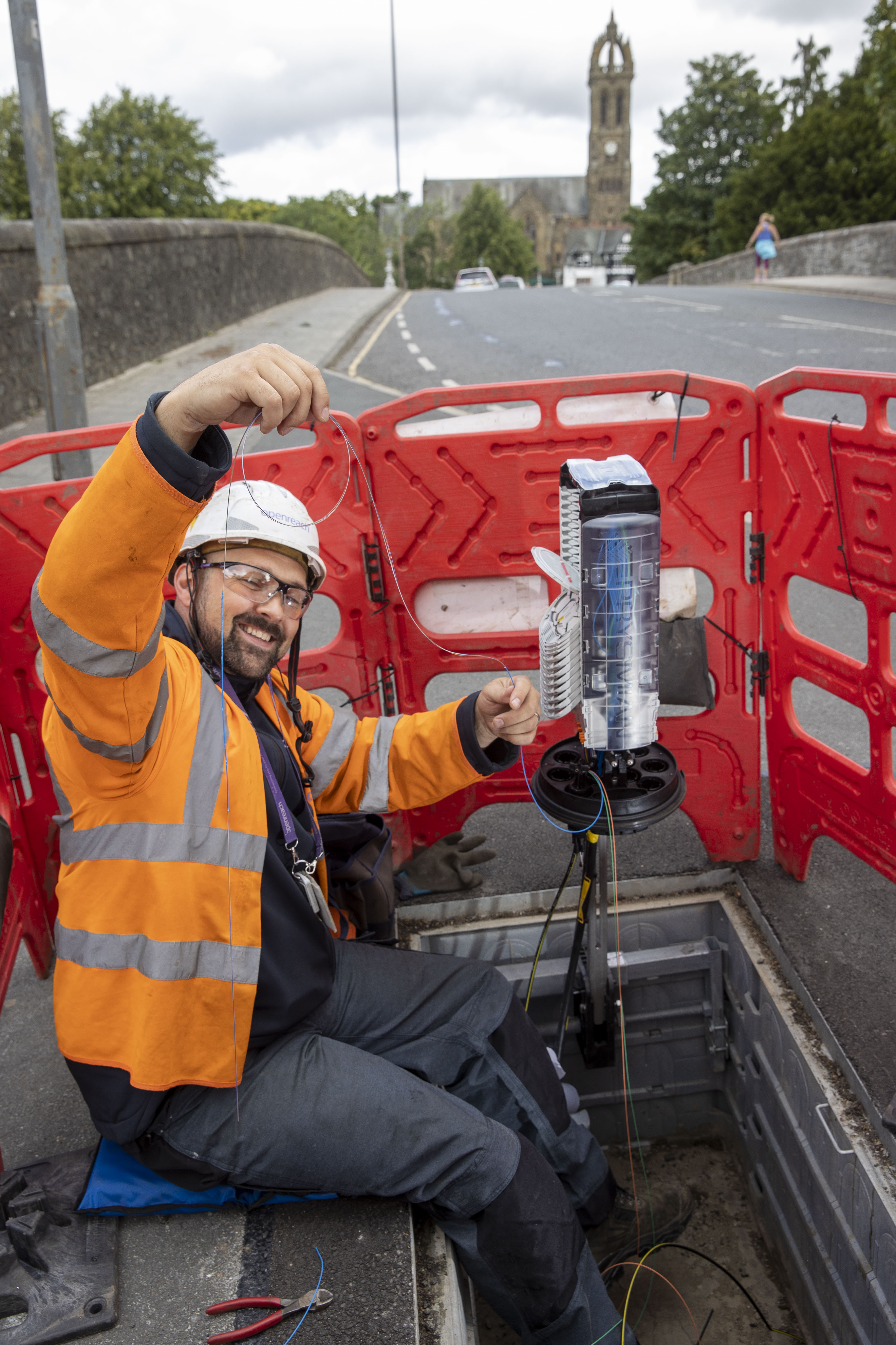 Openreach starts full fibre broadband upgrade in Galashiels