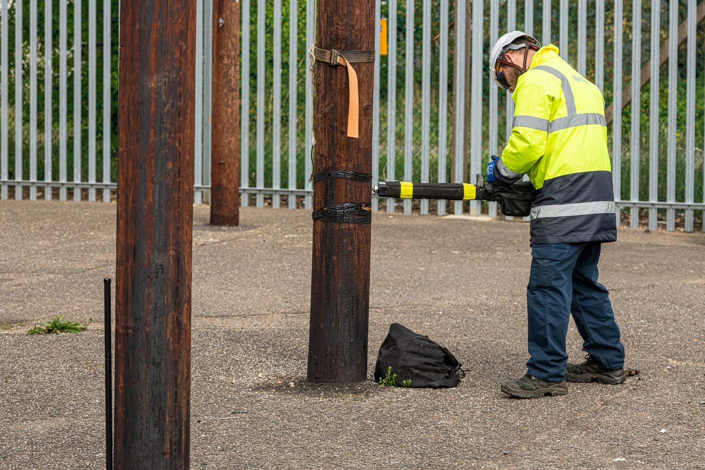 Pole-to-pole in Cambridgeshire with Openreach engineers