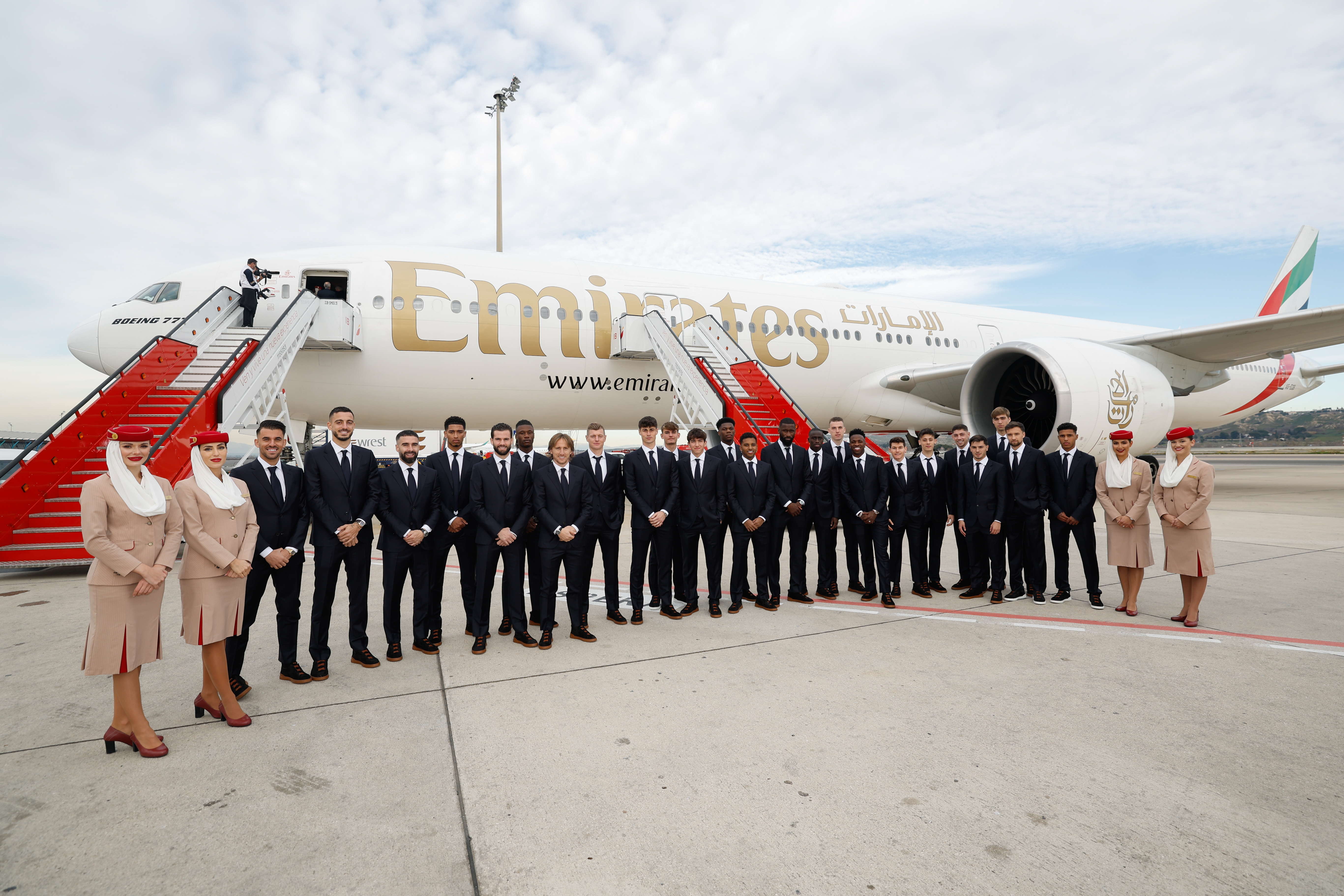Emirates flies Real Madrid in style ahead of the Spanish Super Cup in ...
