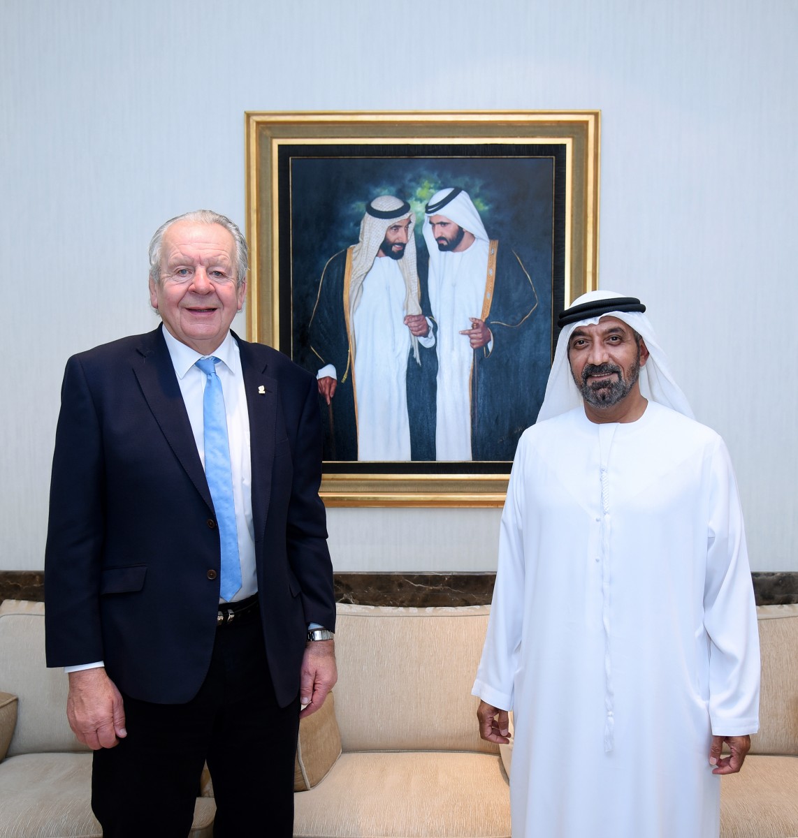 Senior World Rugby delegation meets with HH Sheikh Ahmed at Emirates ...