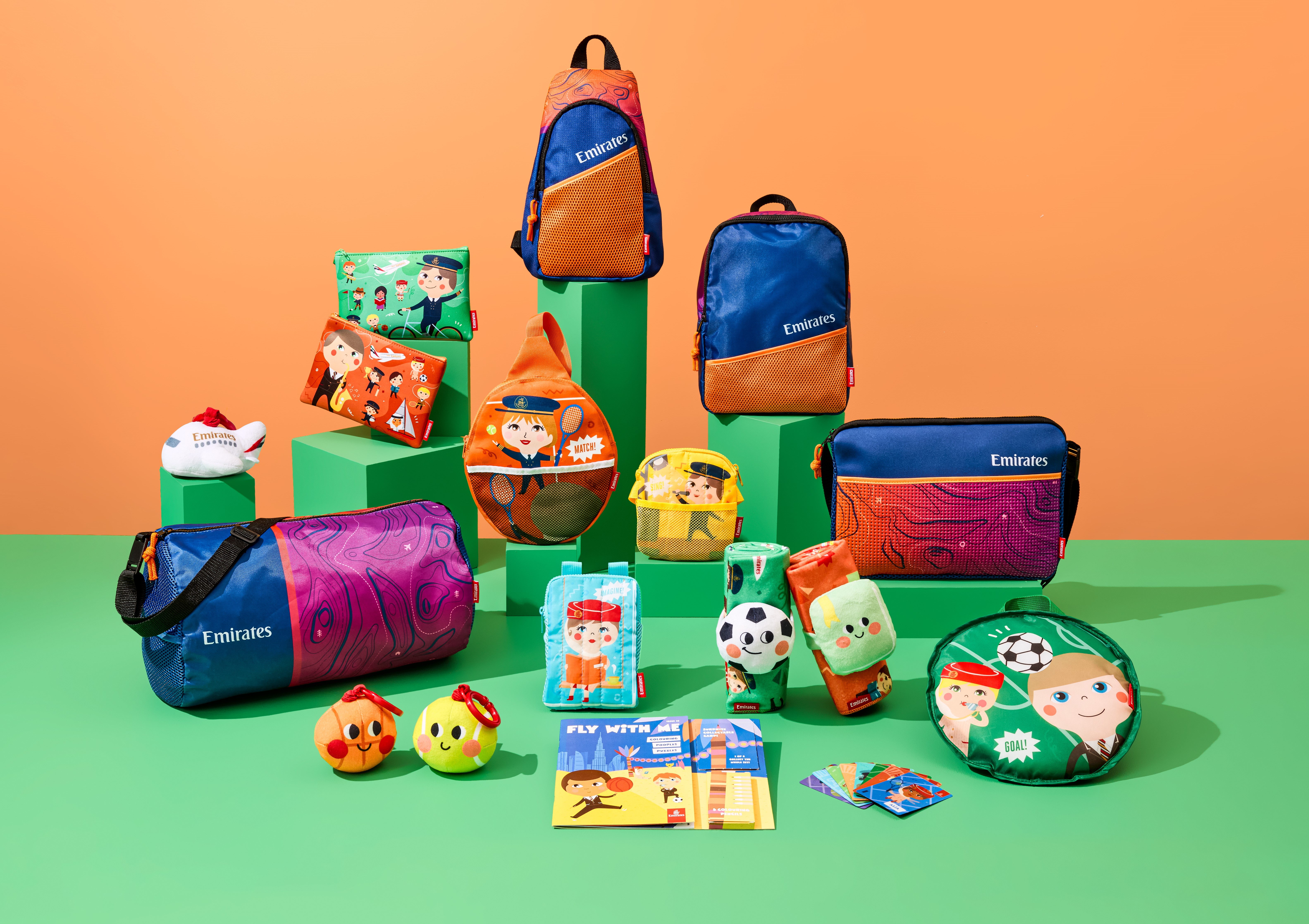 Emirates launches new toys and bags onboard for children