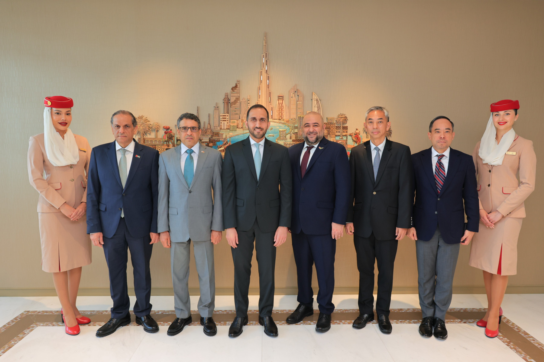 Emirates retrofitted A380 with Premium Economy in Bangkok