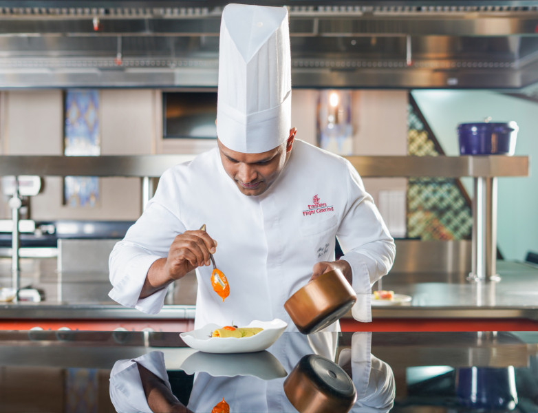 Emirates' vegan cuisine