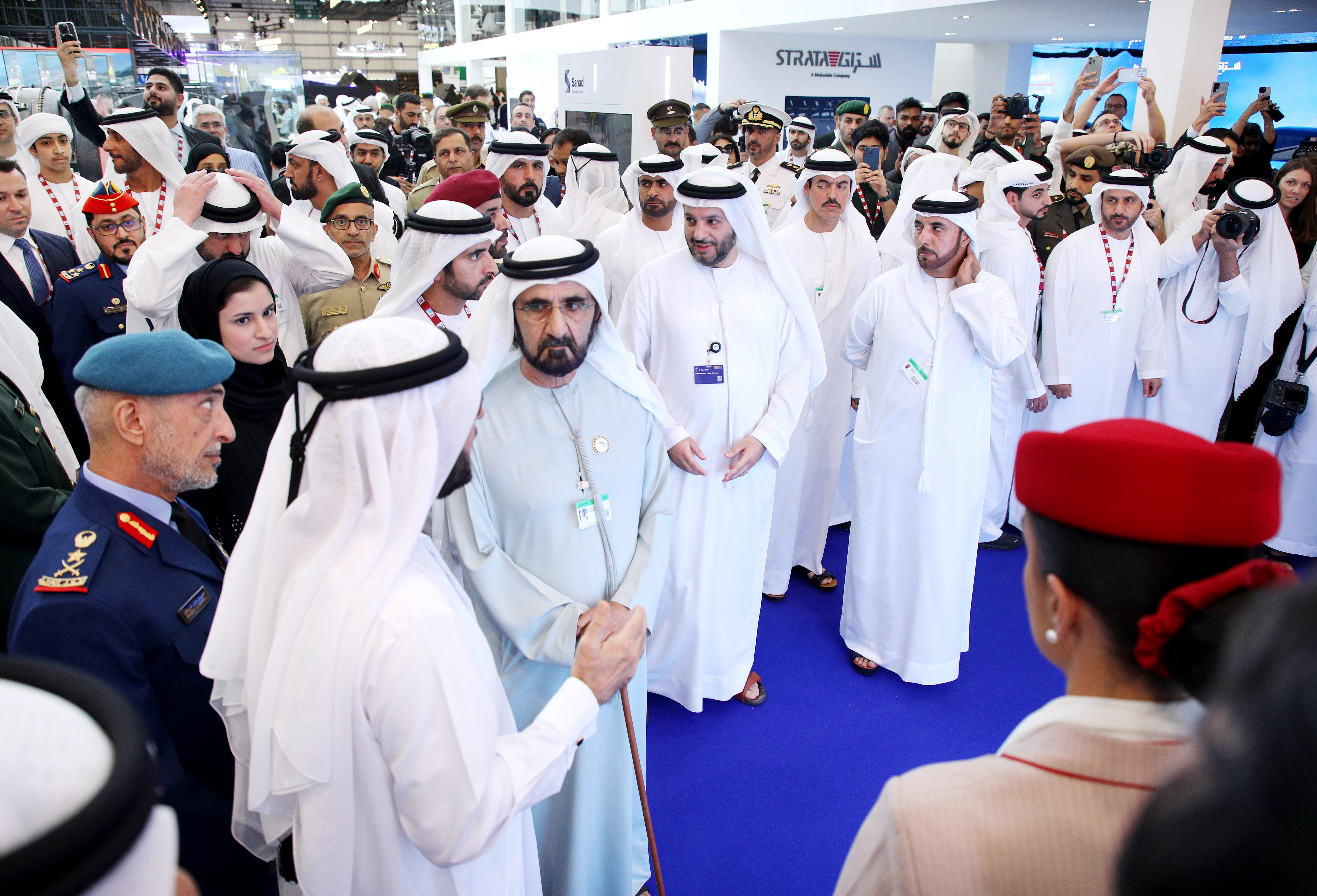 Emirates Received Royal Delegation at the 2023 Dubai Air Show