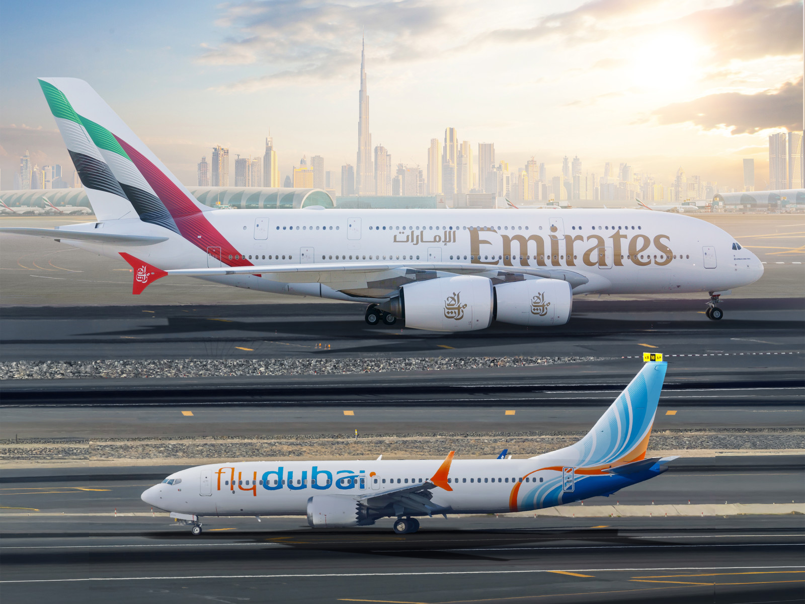 Emirates and flydubai showcase strength of partnership