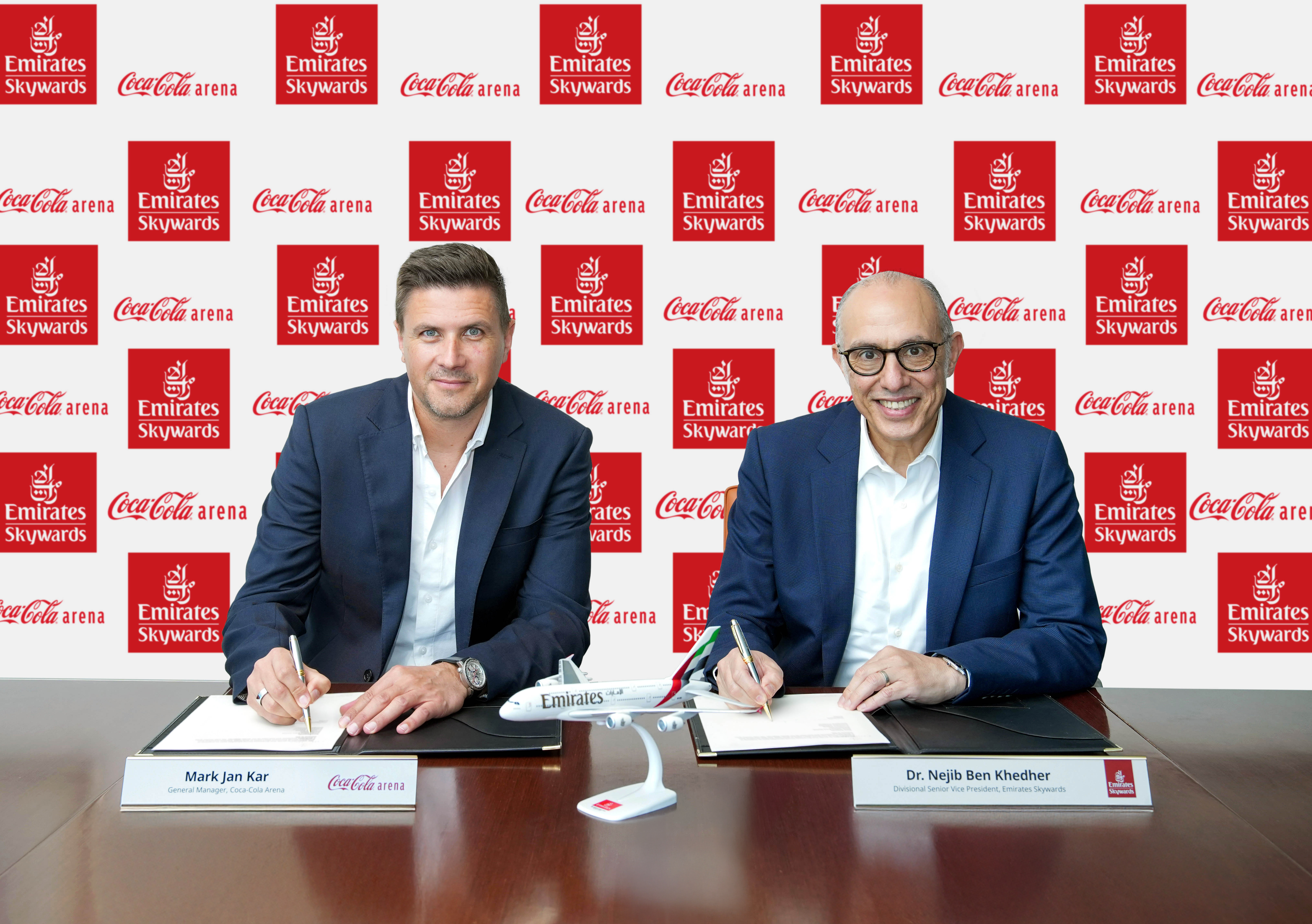 Emirates Skywards partners with Coca-Cola Arena