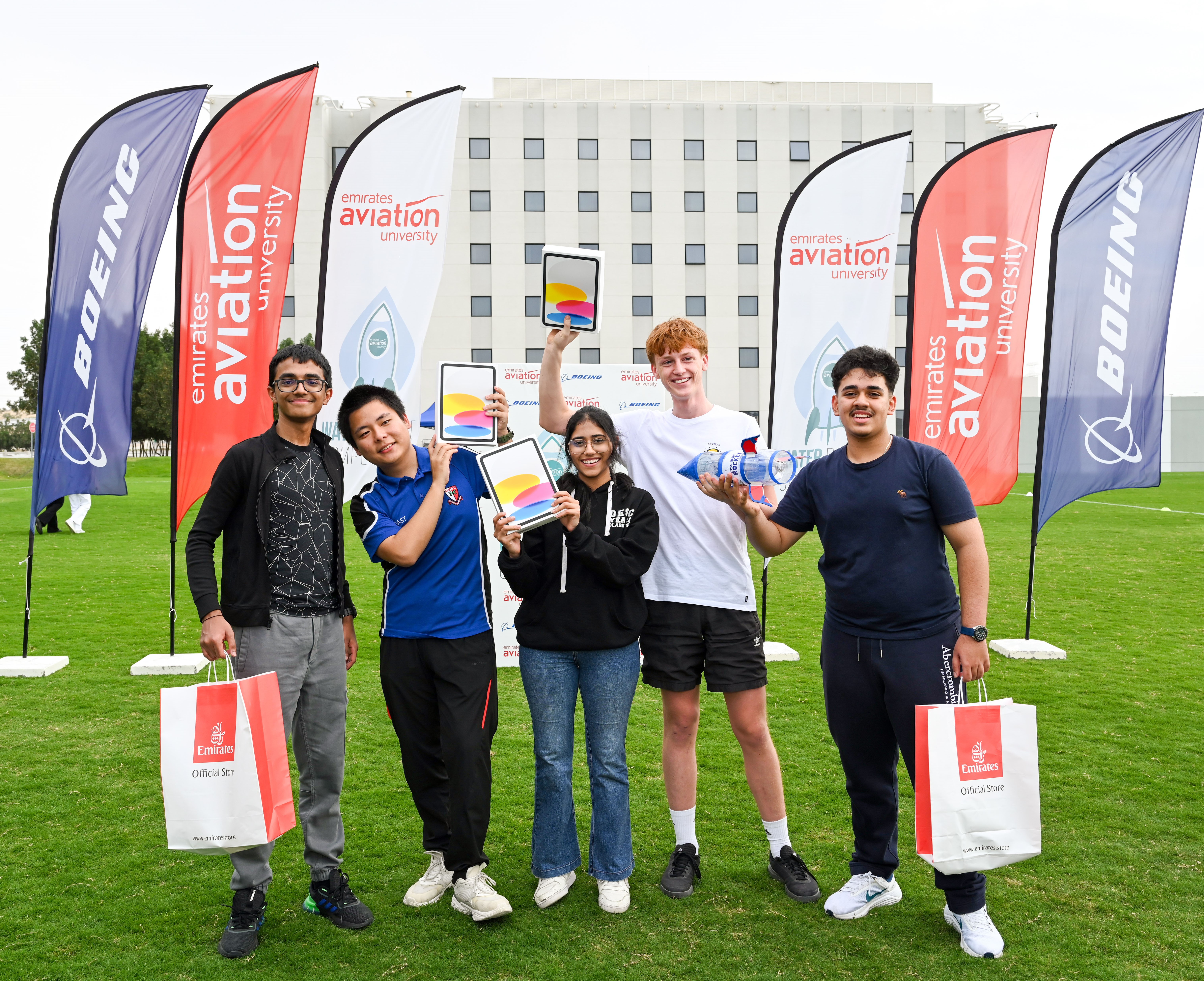 Emirates Aviation University's Water Rocket Competition