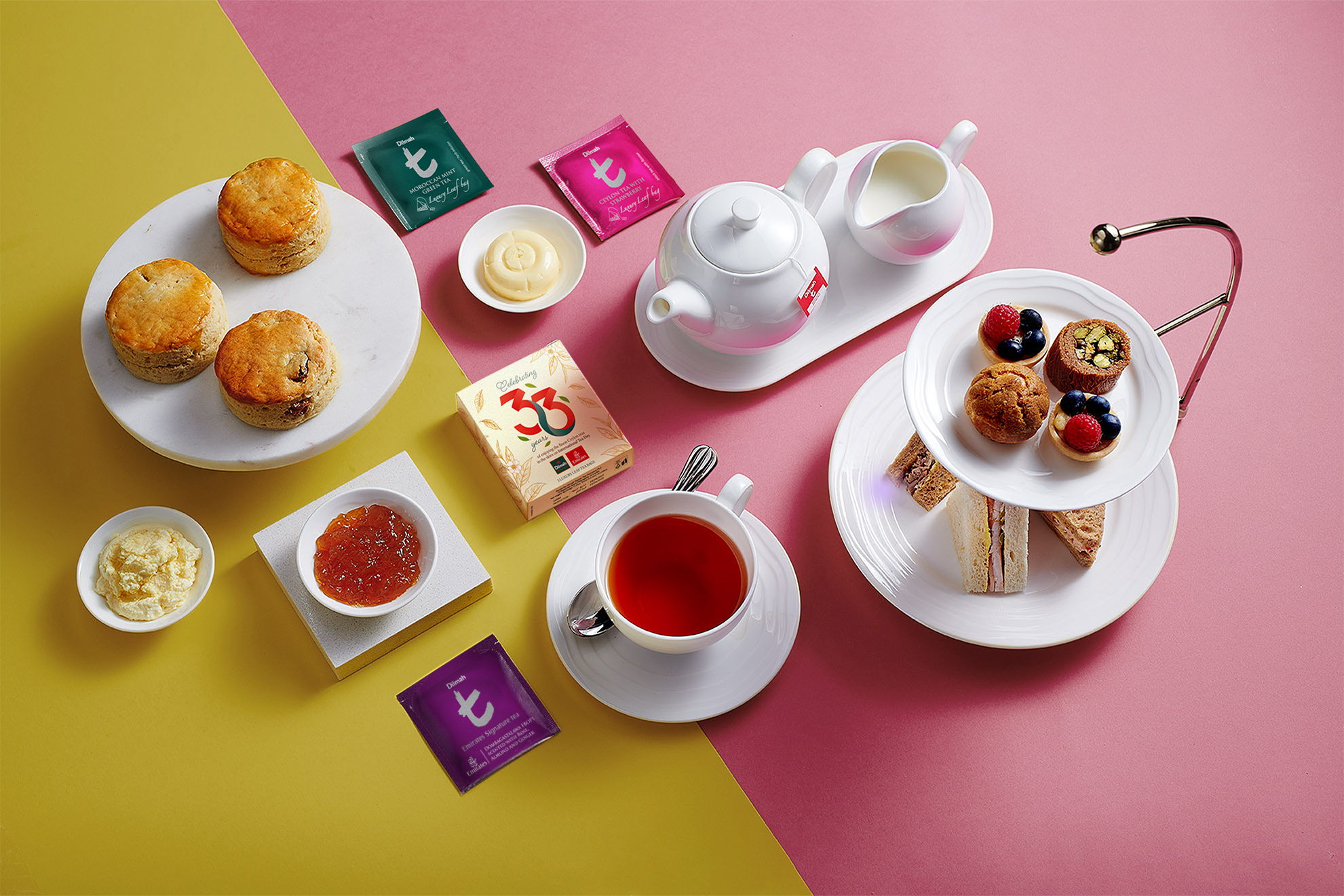 Emirates and Dilmah tea celebrate 33 years
