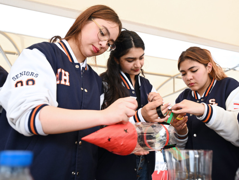 Emirates Aviation University's Water Rocket Competition