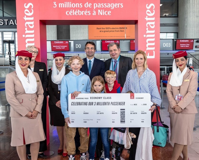 Emirates célèbre trois millions de passagers transportés sur la ligne ...