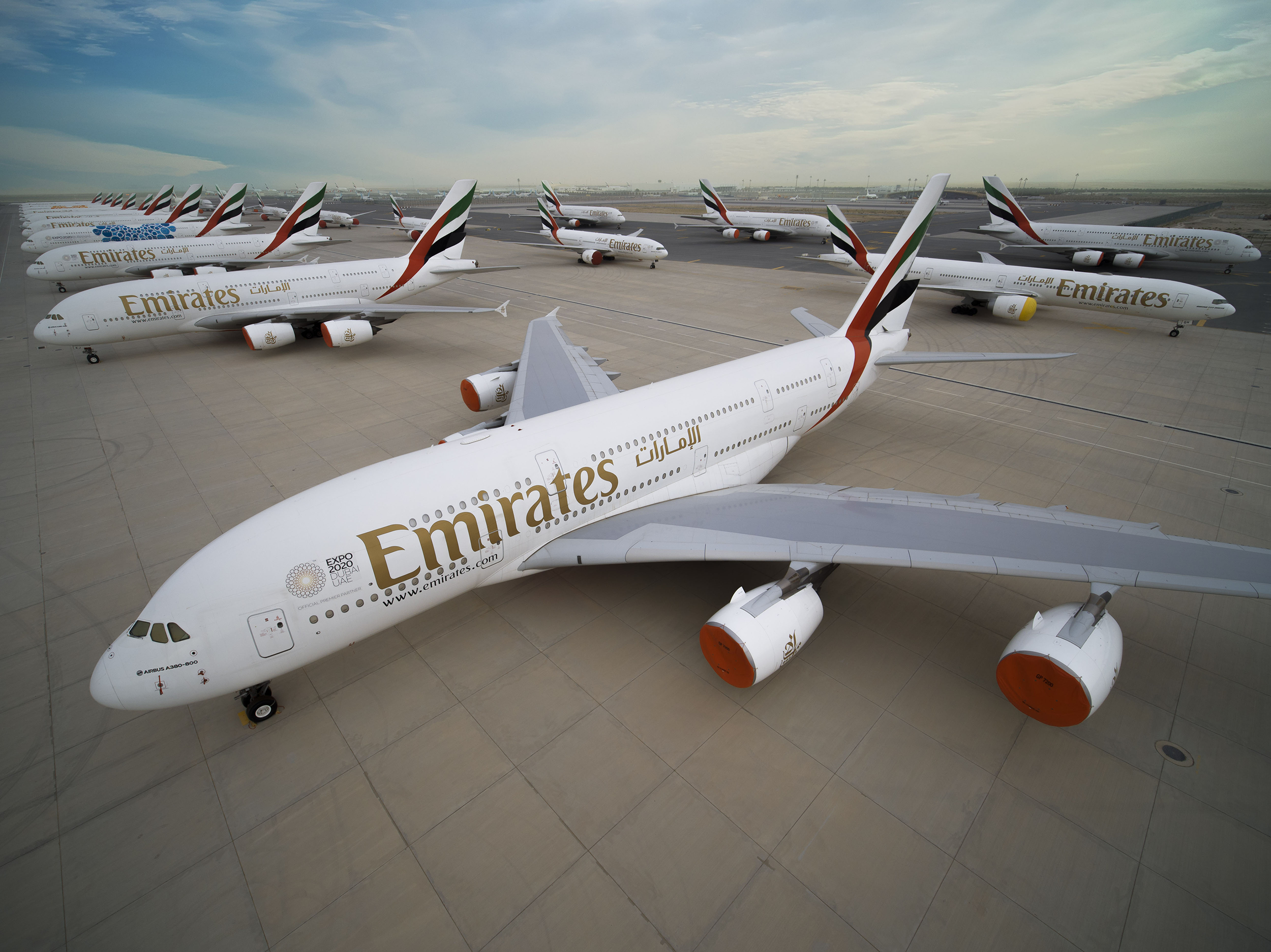 Emirates protects and prepares its all wide-body fleet