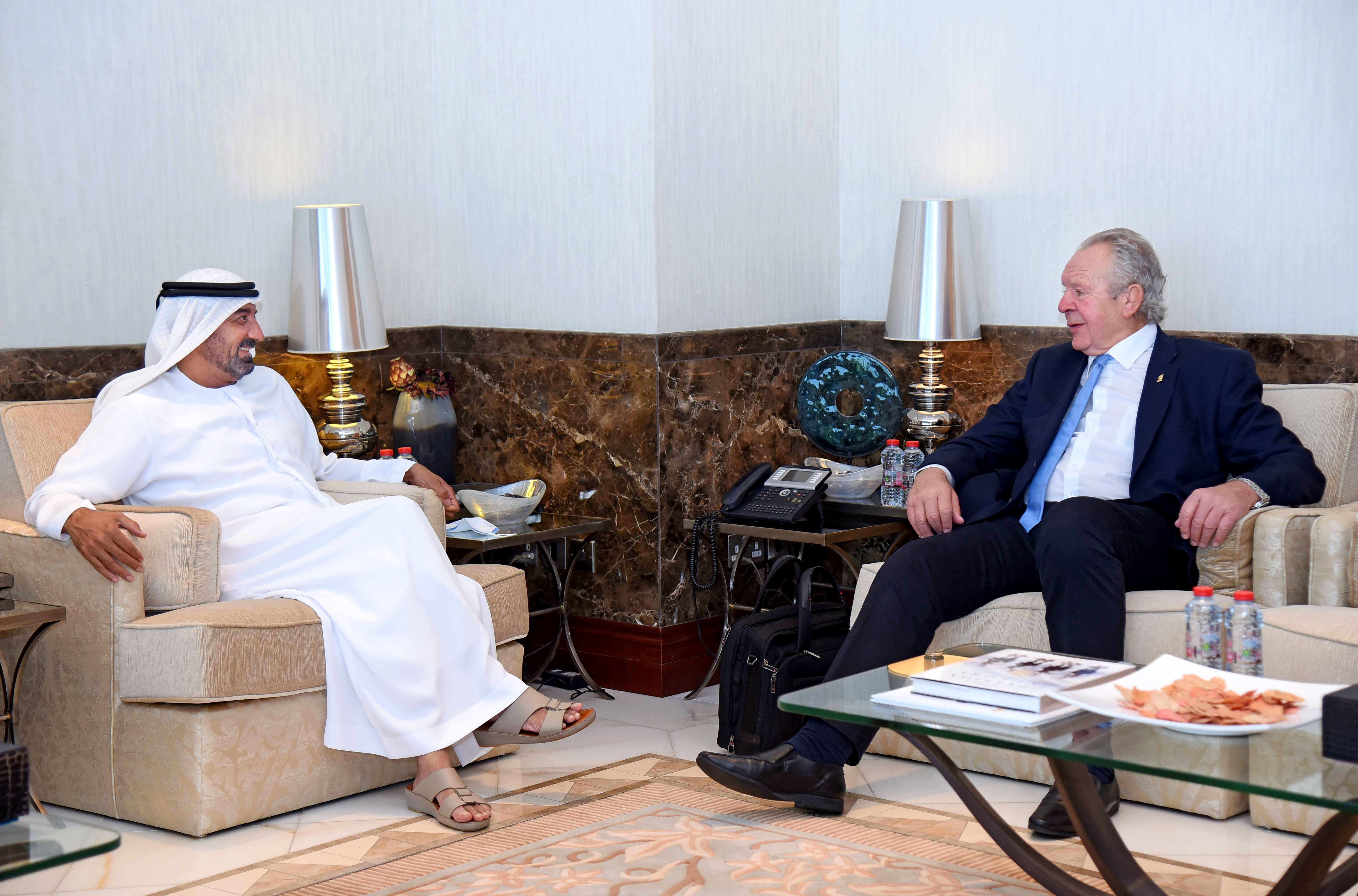 Senior World Rugby delegation meets with HH Sheikh Ahmed at Emirates ...