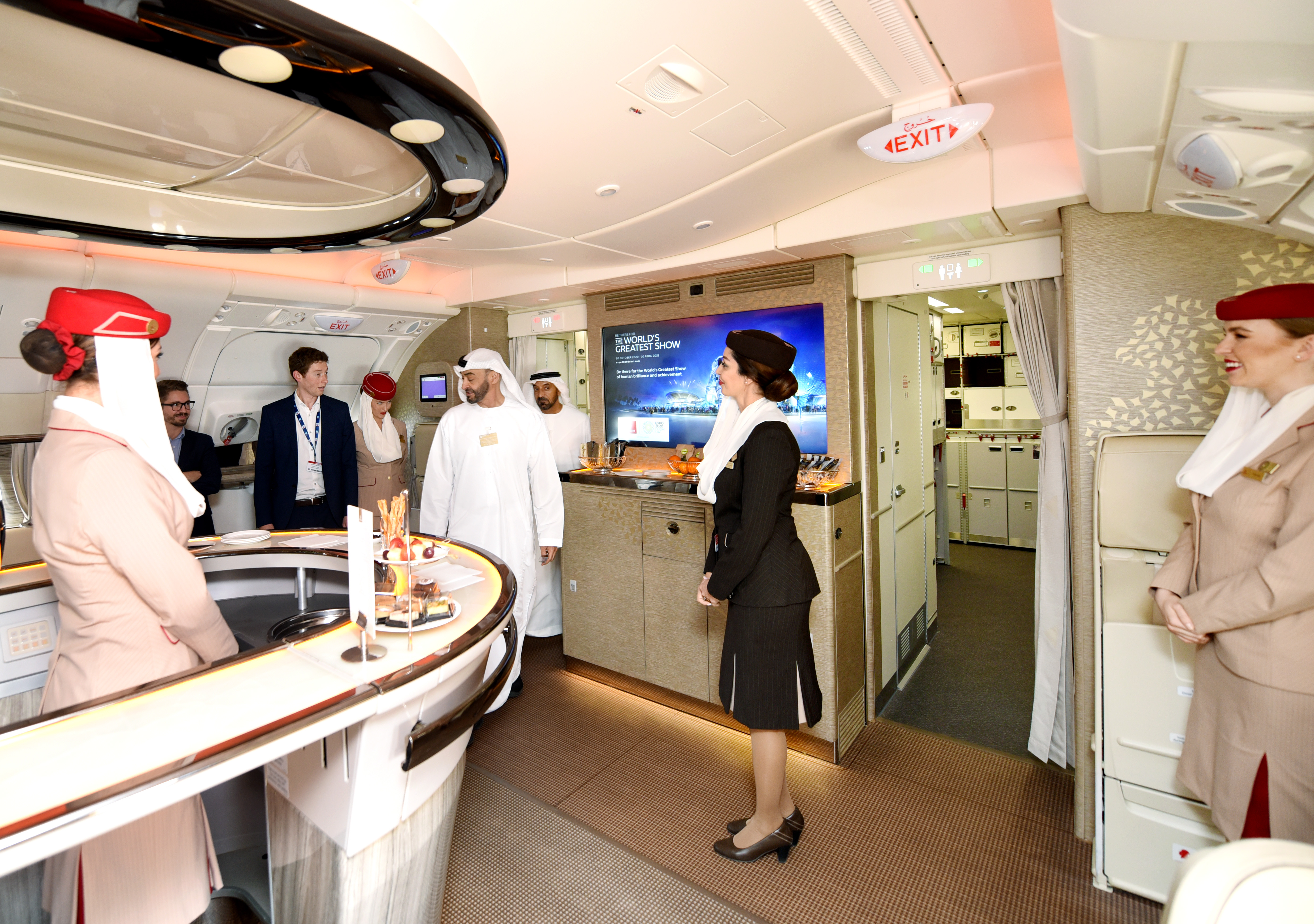 Emirates’ A380 Receives Royal Visit