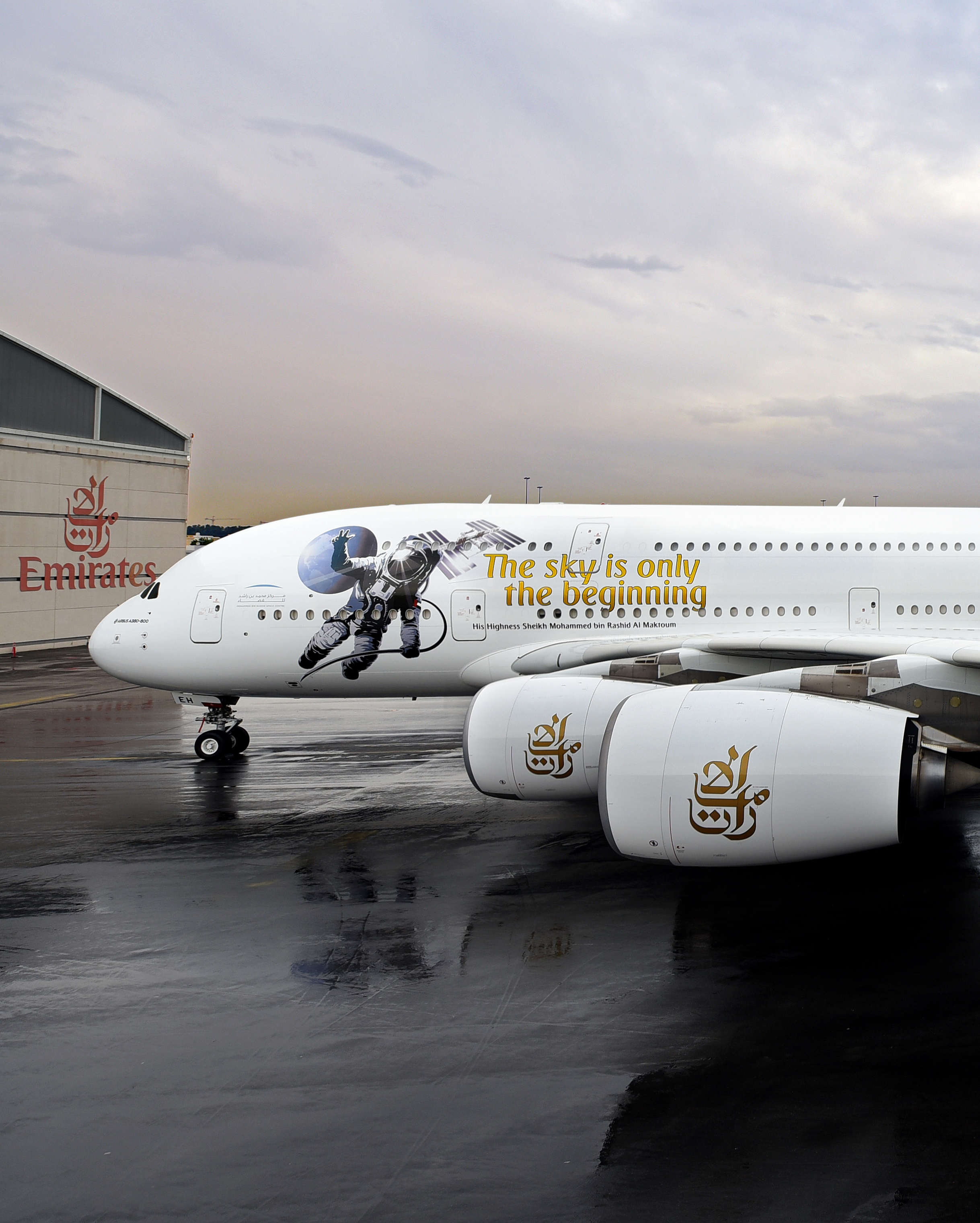 ‘UAE in Space Livery’ makes its operational debut