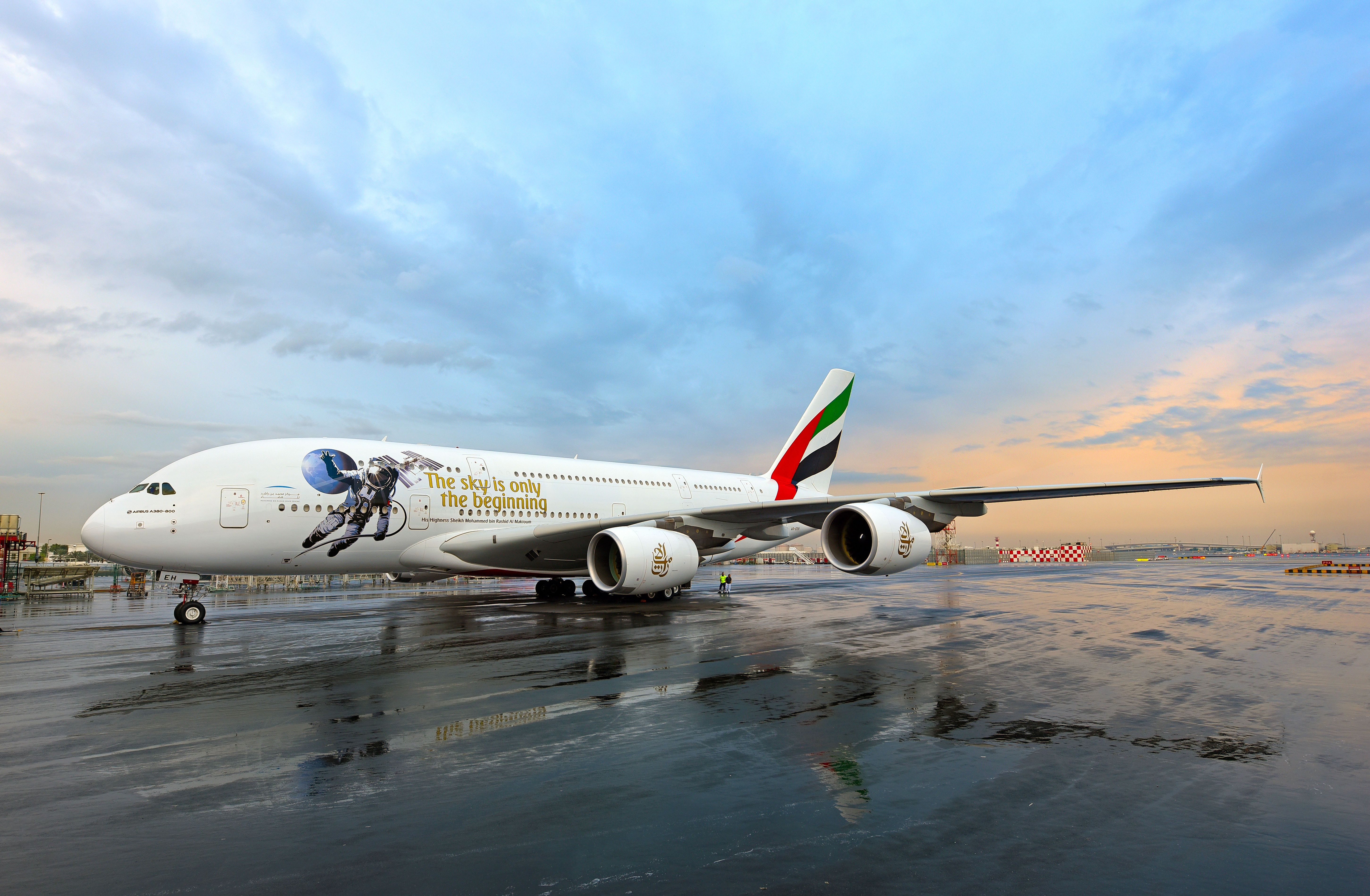 ‘UAE in Space Livery’ makes its operational debut
