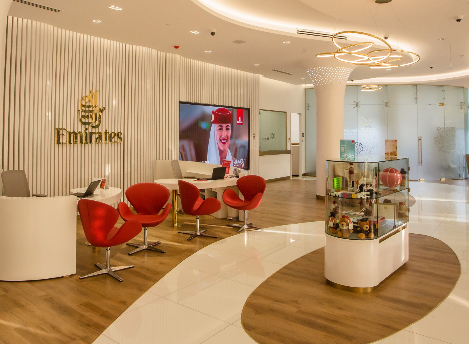 The opening introduces Emirates' refreshed retail store concept to Africa