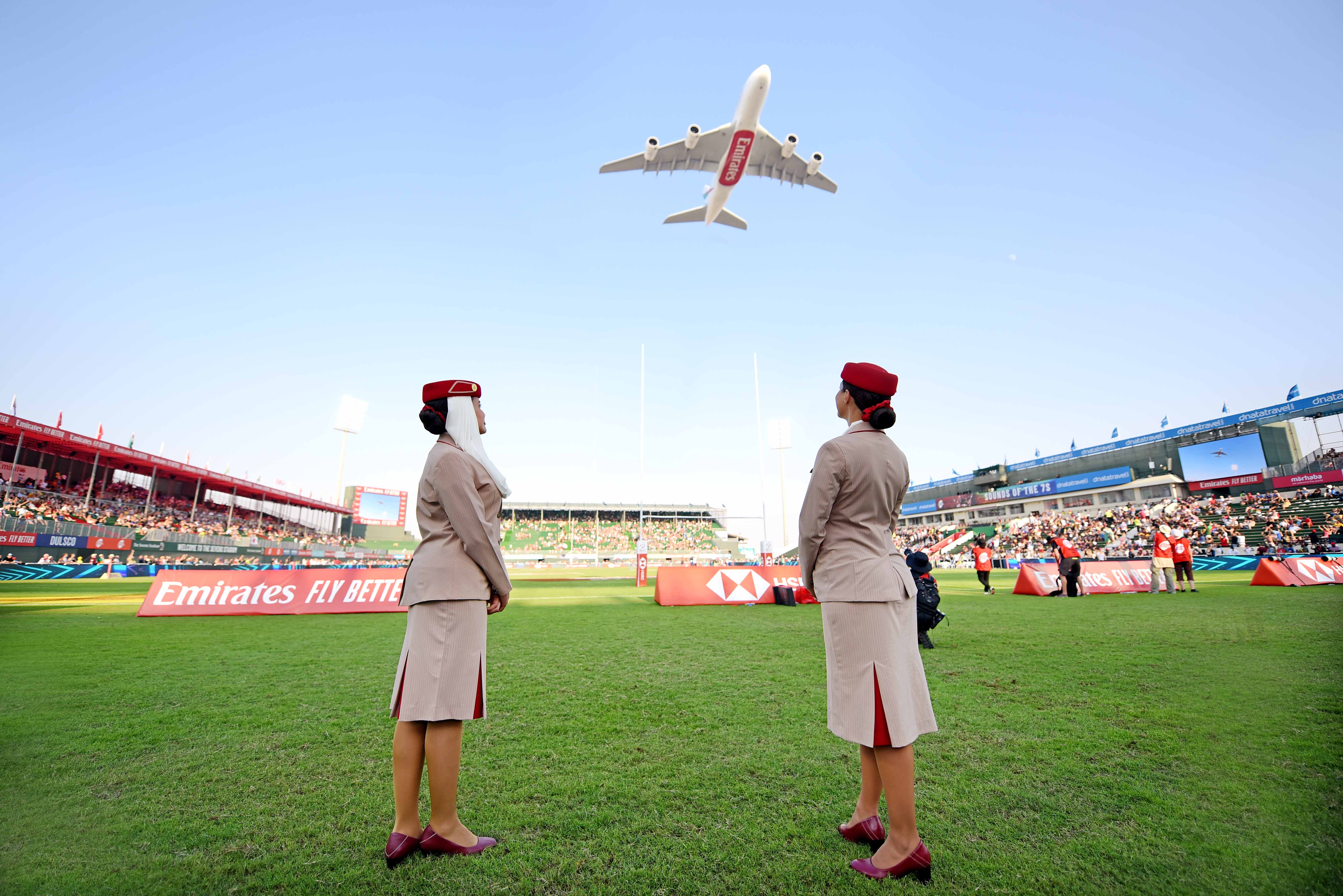 Emirates performs a National Day double flypast over the UAE’s biggest ...
