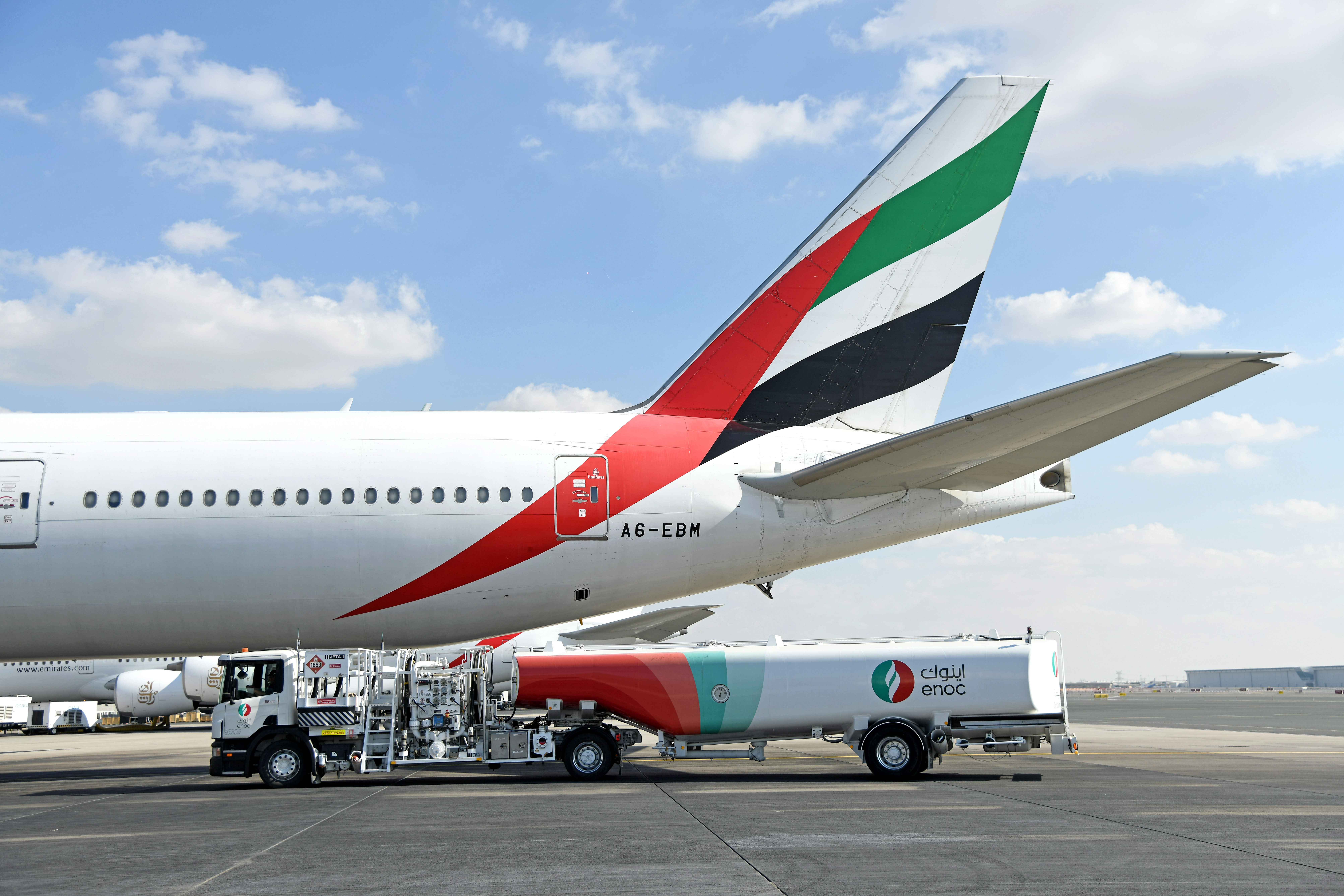 Emirates completes engine ground testing with 100% Sustainable Aviation ...