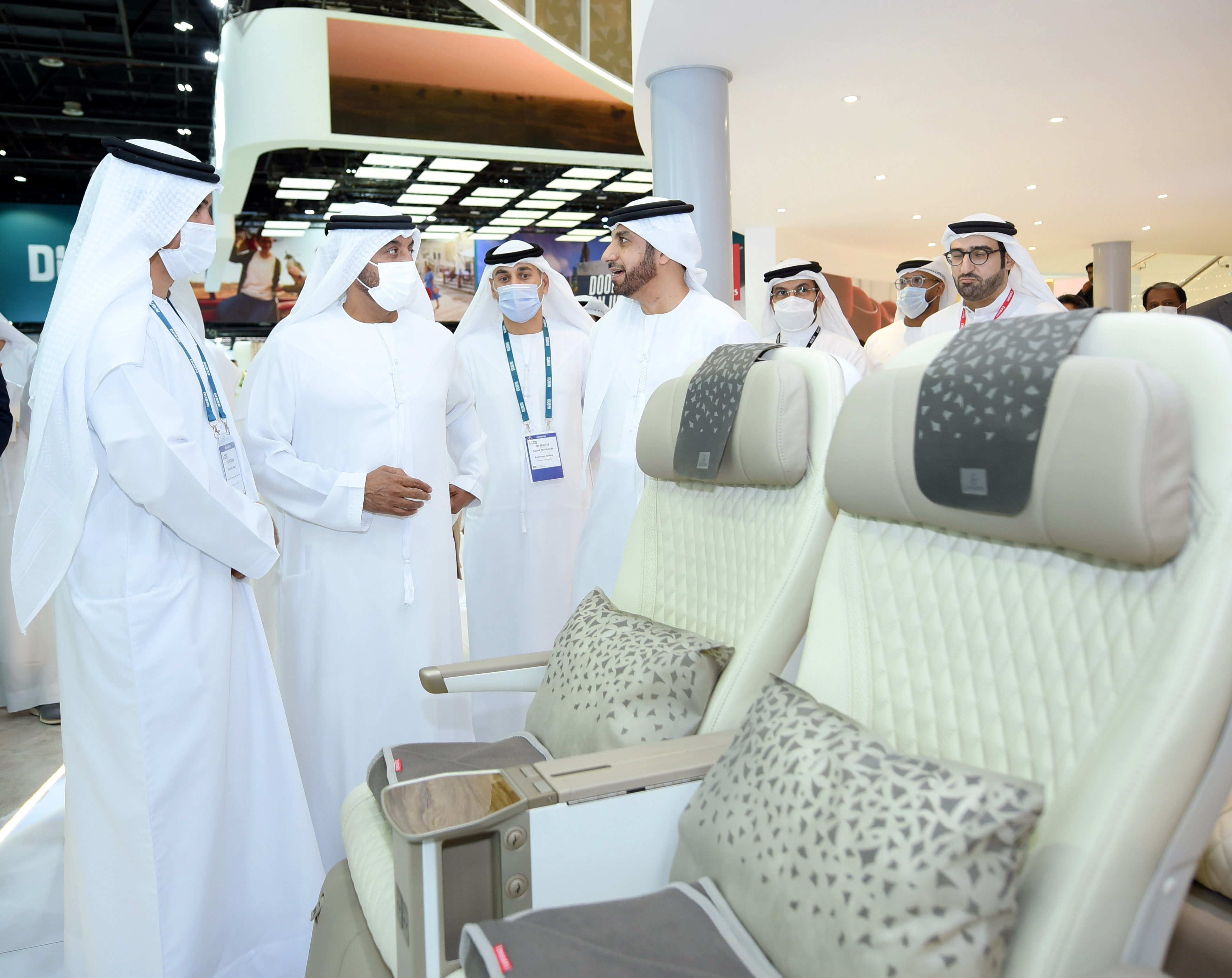 Emirates welcomes His Highness Sheikh Ahmed bin Saeed Al Maktoum at ATM