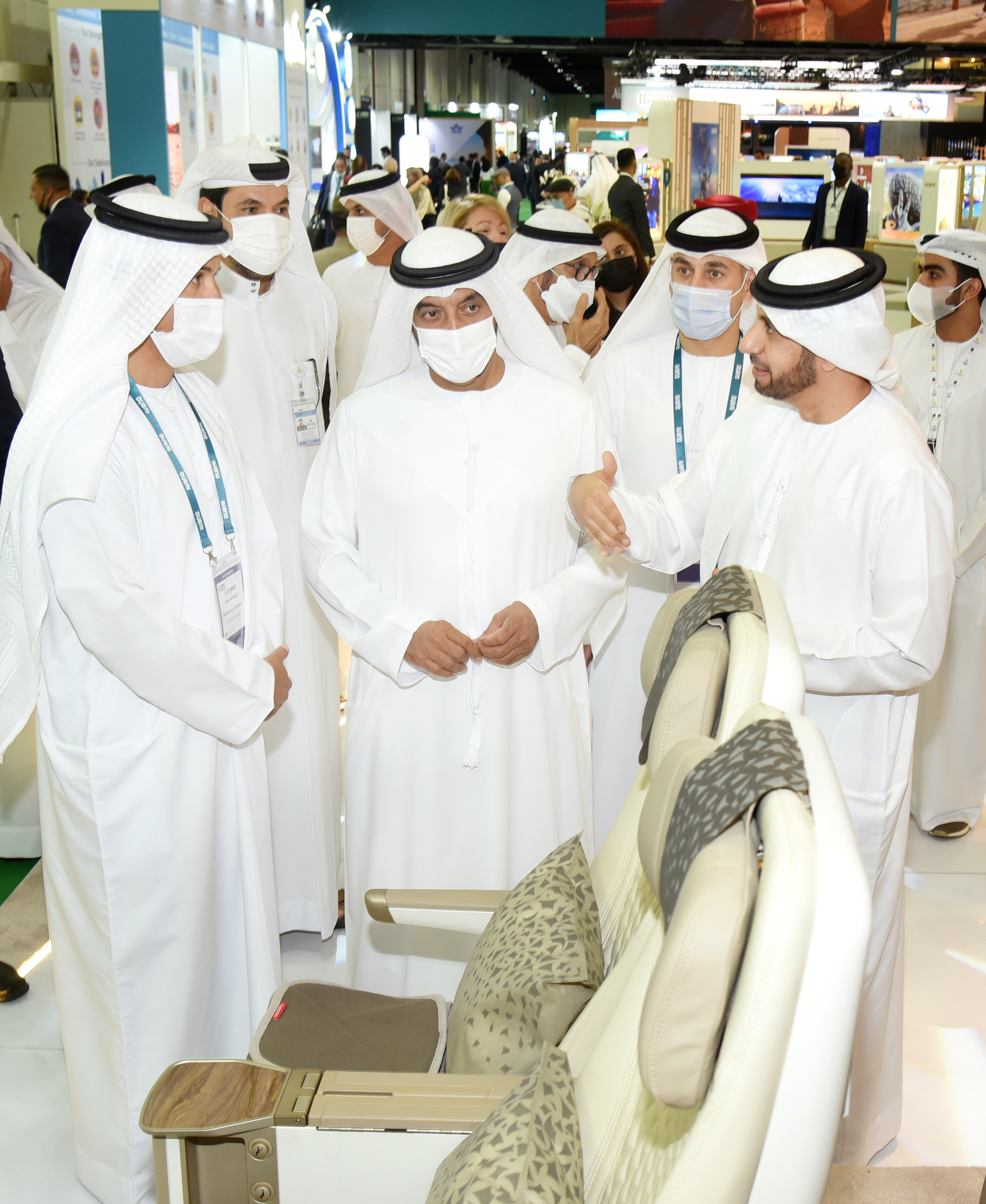 Emirates welcomes His Highness Sheikh Ahmed bin Saeed Al Maktoum at ATM