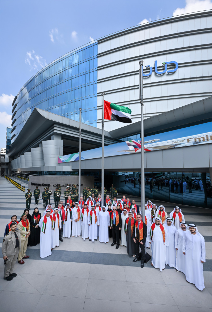 The Emirates Group honours UAE Flag