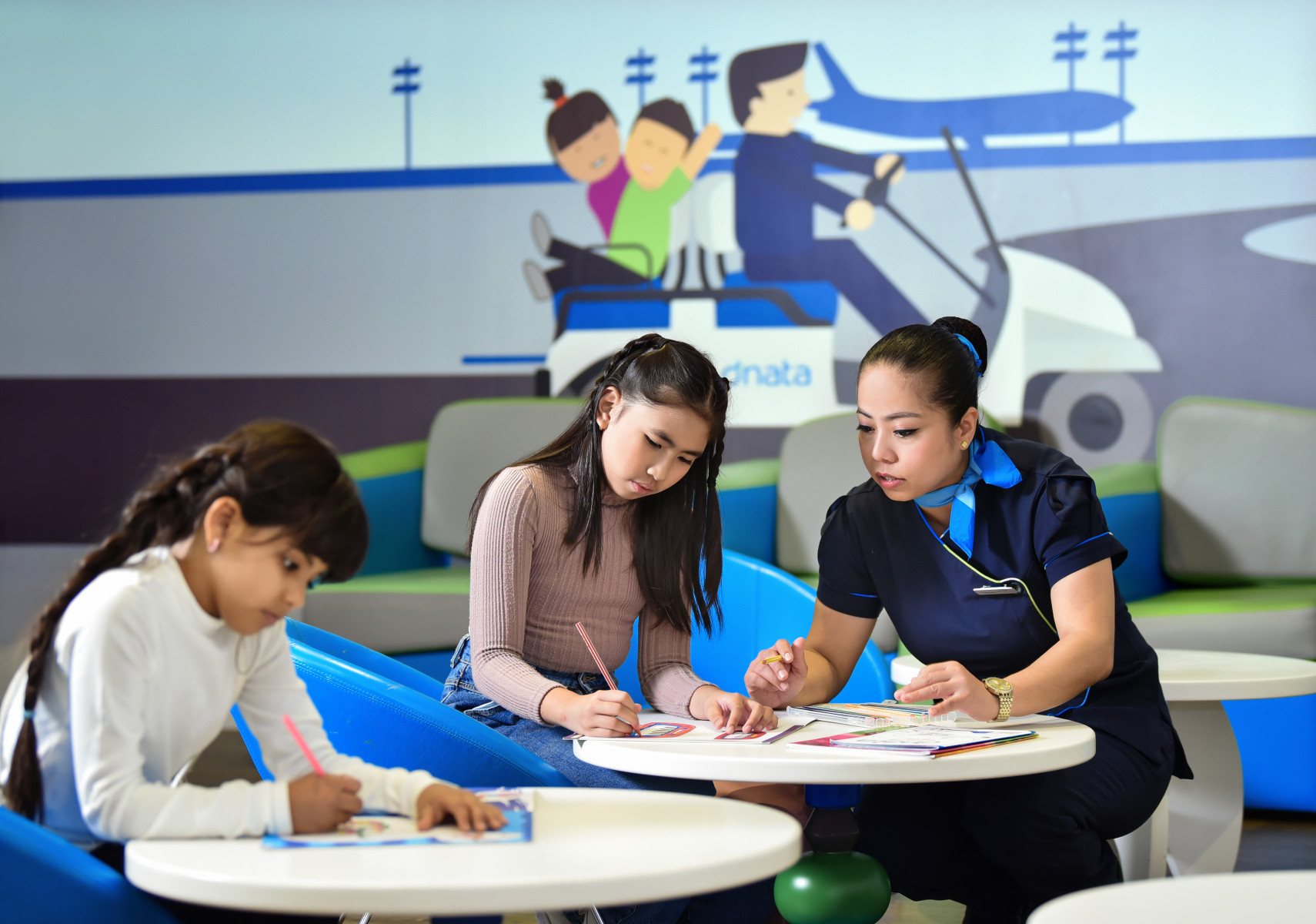 dnata operates an exclusive, dedicated unaccompanied minor lounge at ...
