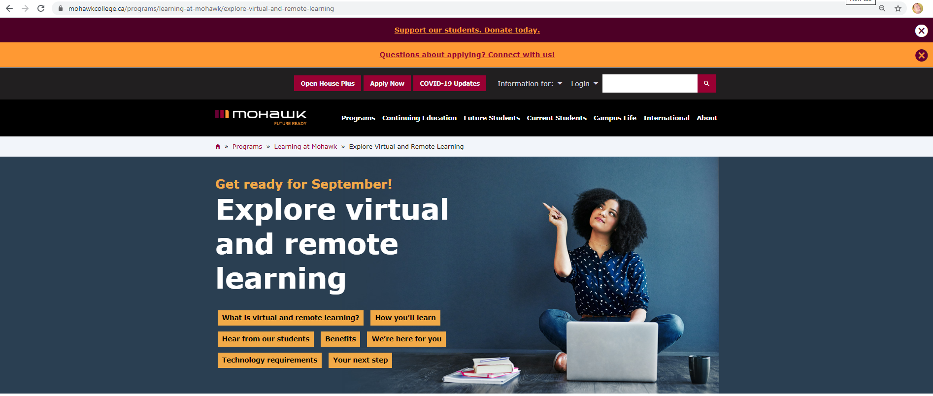 Launch of Explore Virtual & Remote Learning website