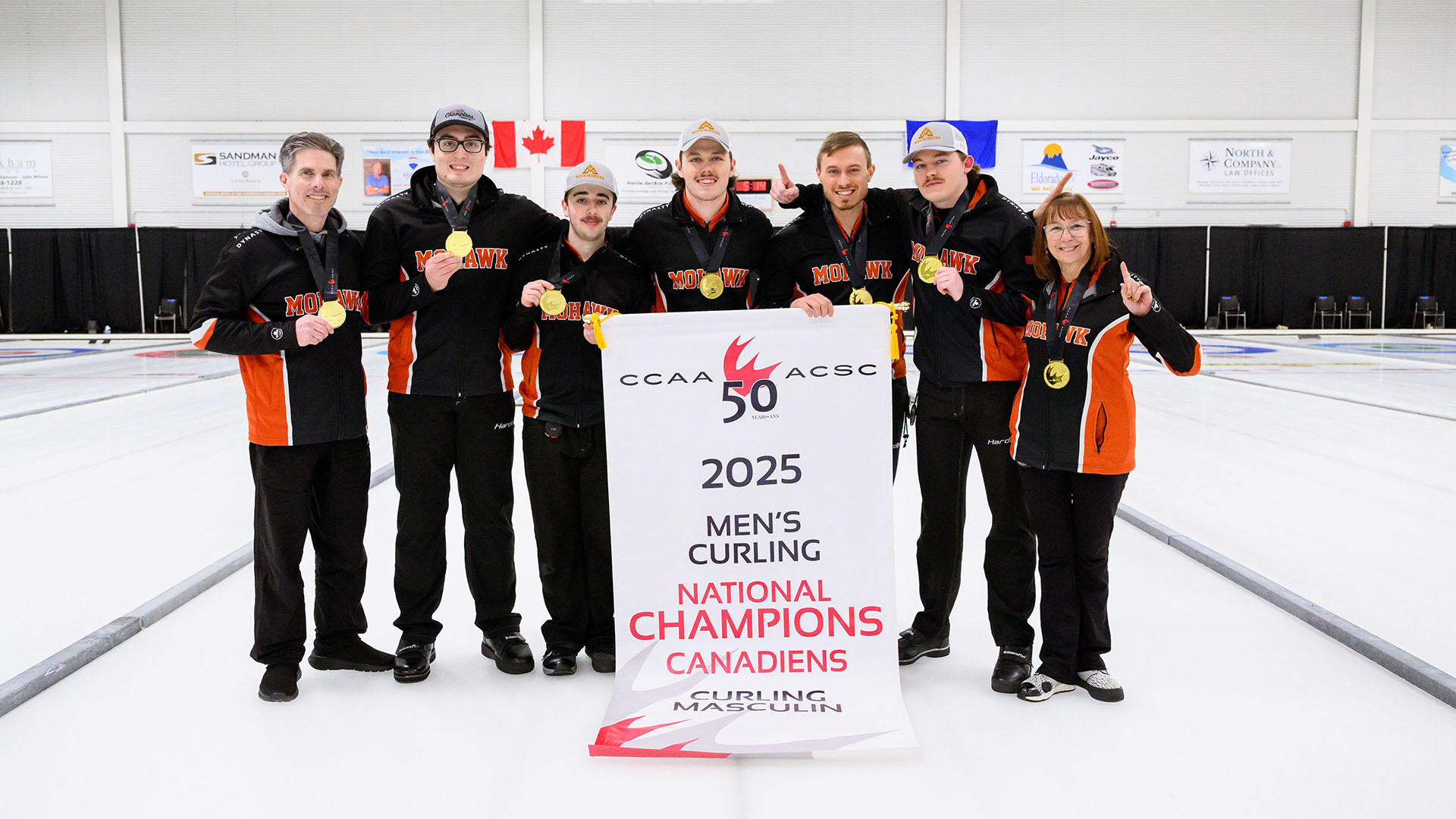 Mountaineers Men’s Curling Team wins first-ever CCAA Championship