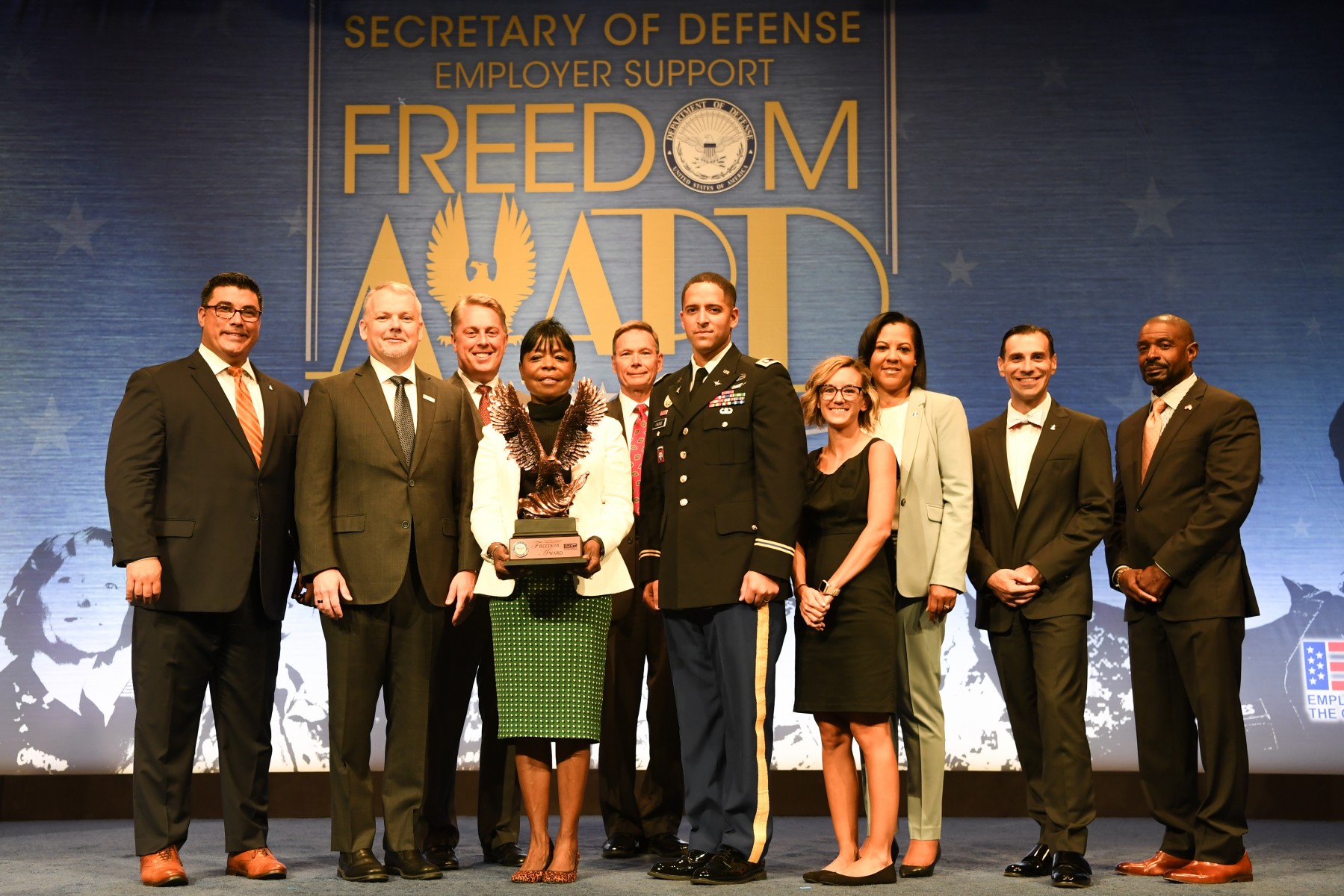Nationwide receives U.S. Secretary of Defense Freedom Award