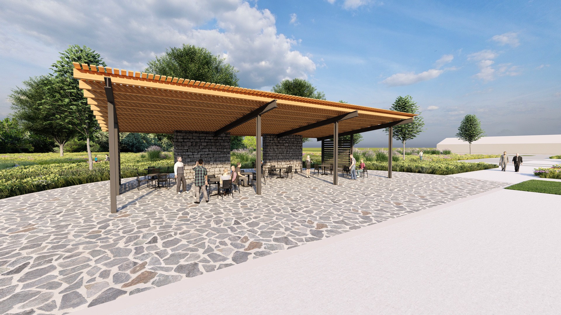 MALC Outdoor Shelter – Concept Rendering
