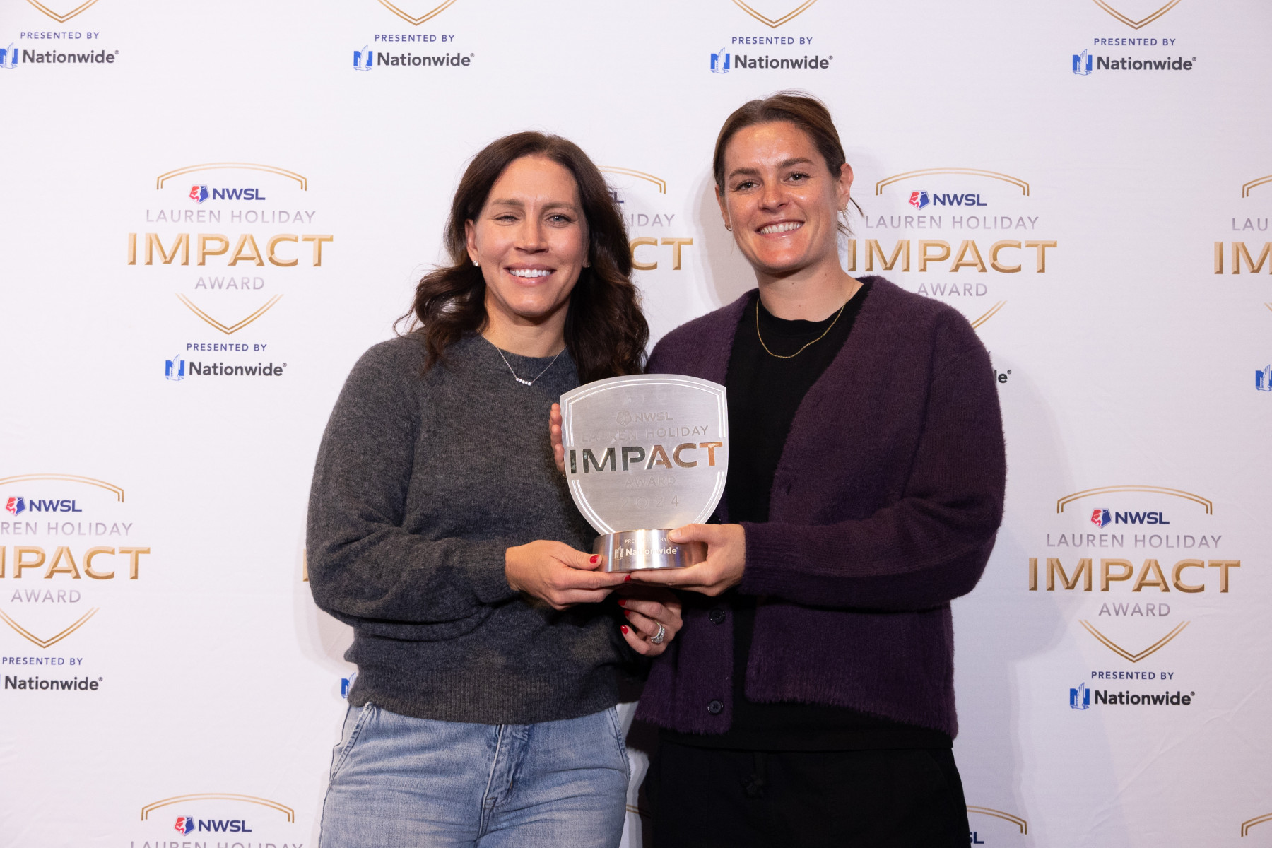 Jen Beattie wins 2024 Lauren Holiday Impact Award, presented by Nationwide