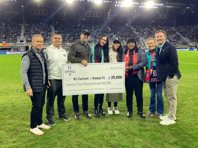 Kansas City Current, Global FC win 2022 Nationwide Community Impact Award