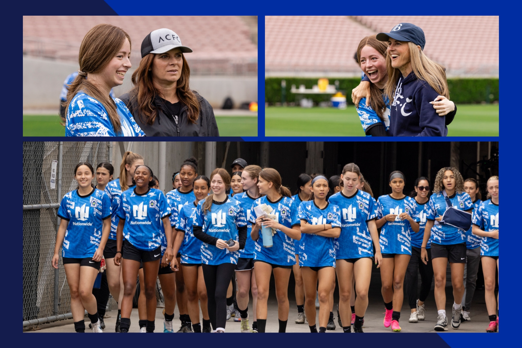 U.S. Women’s Soccer, NWSL stars surprise California girls soccer team ...