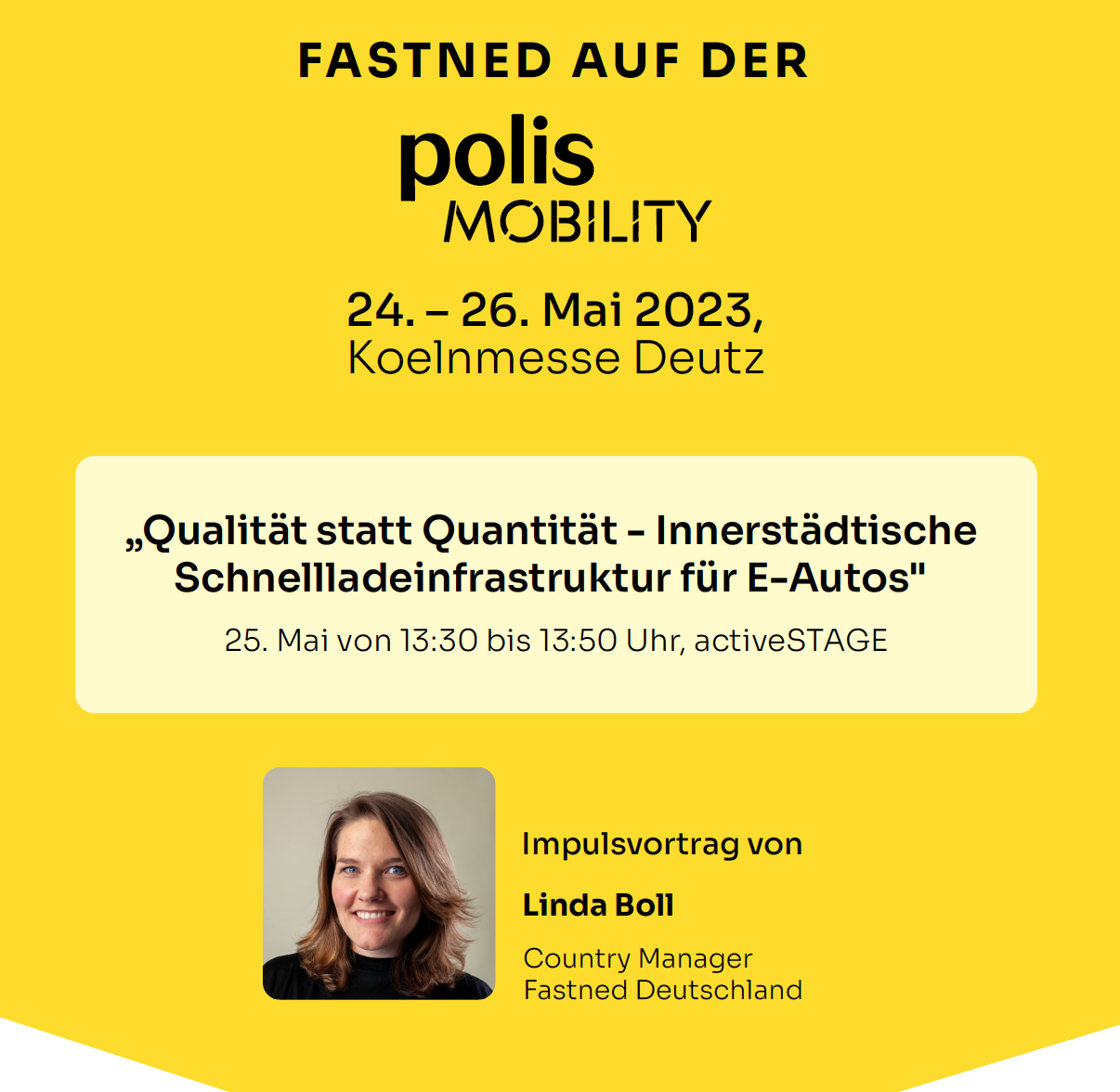 Mobilitätsmesse polisMOBILITY 2023 in Köln – Fastned ist mit einladendem Stand und spannenden ...
