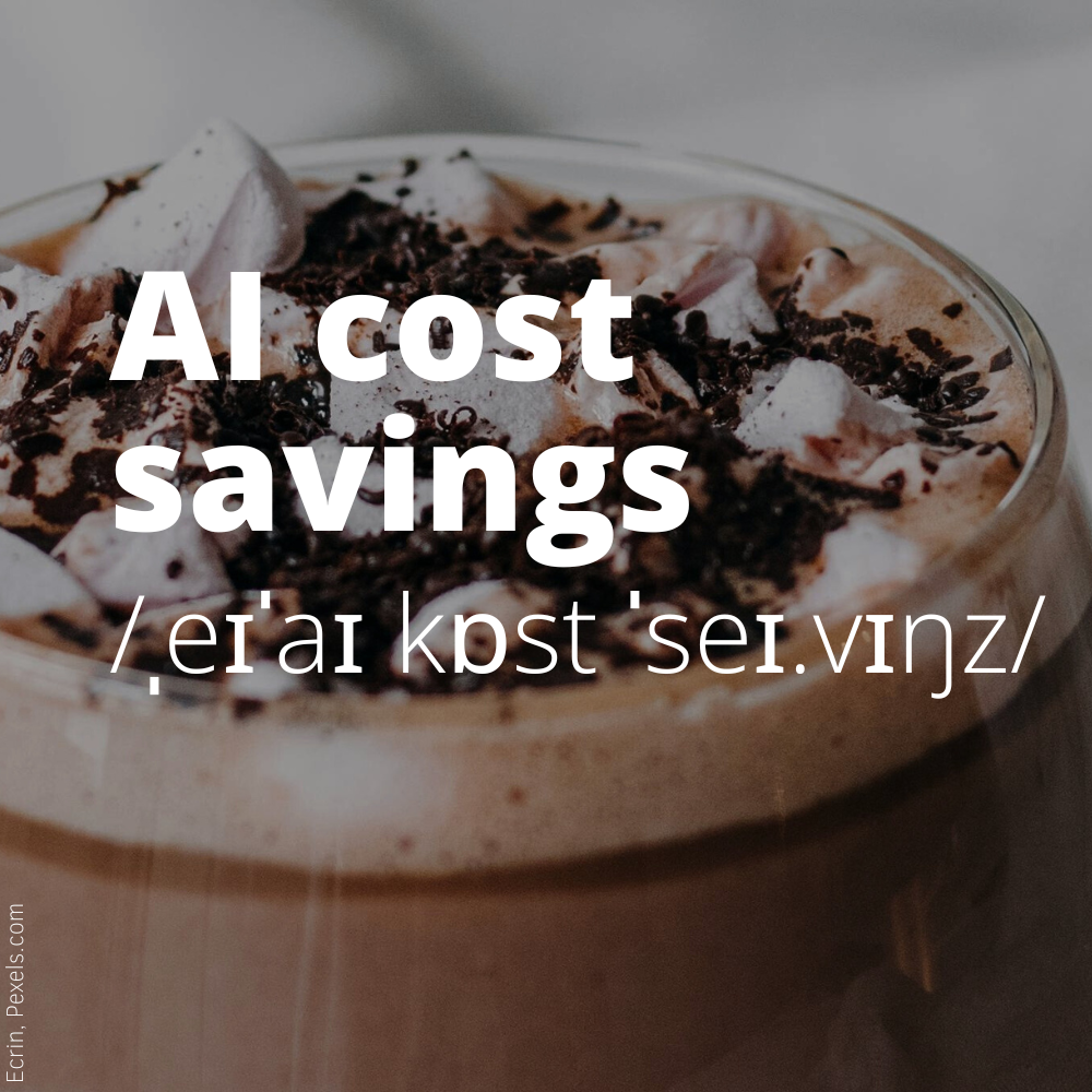 AI doesn't cut content costs