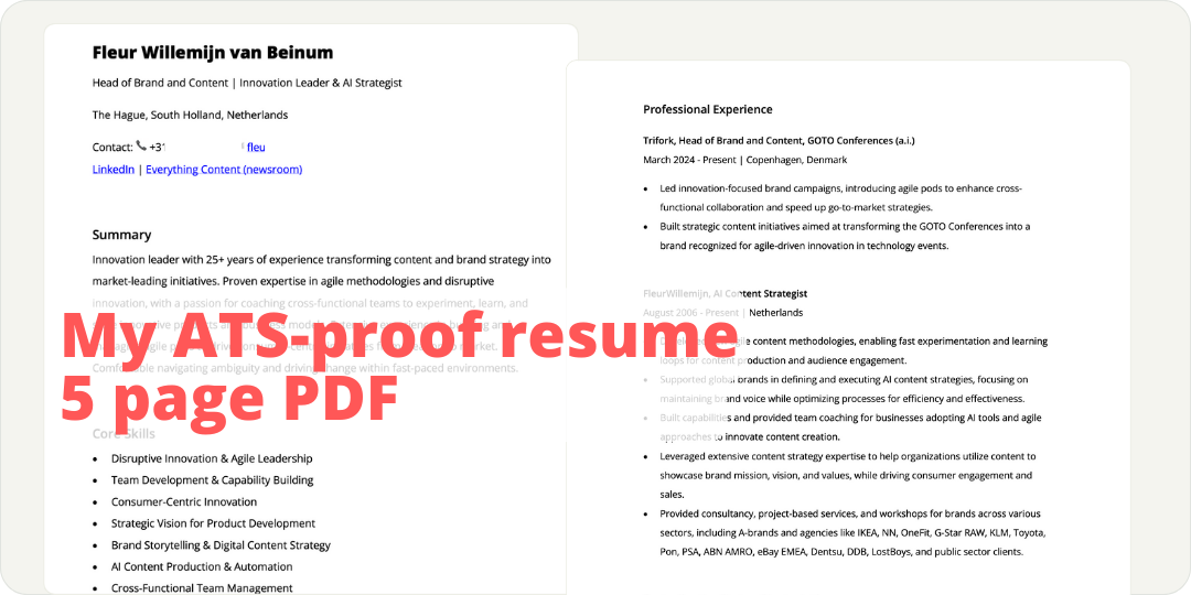How to make your resume ATS-proof with AI; 3 things to do