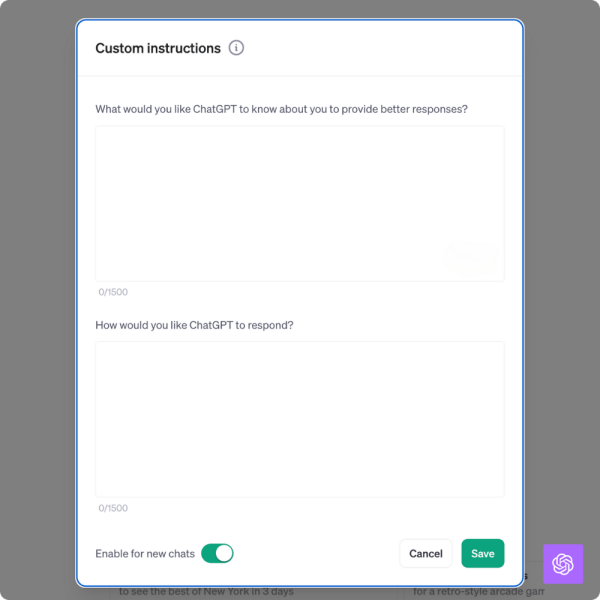 Improve and 10x your ChatGPT results instantly