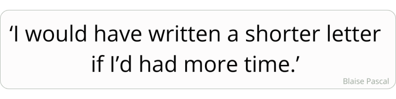 Writing for busy readers; how to simplify your writing