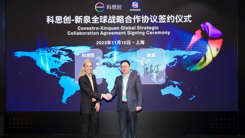 Covestro assists China’s Xinquan Automotive in going global
