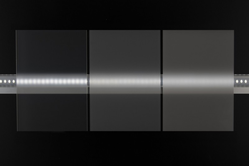 Higher transmission and luminous efficacy