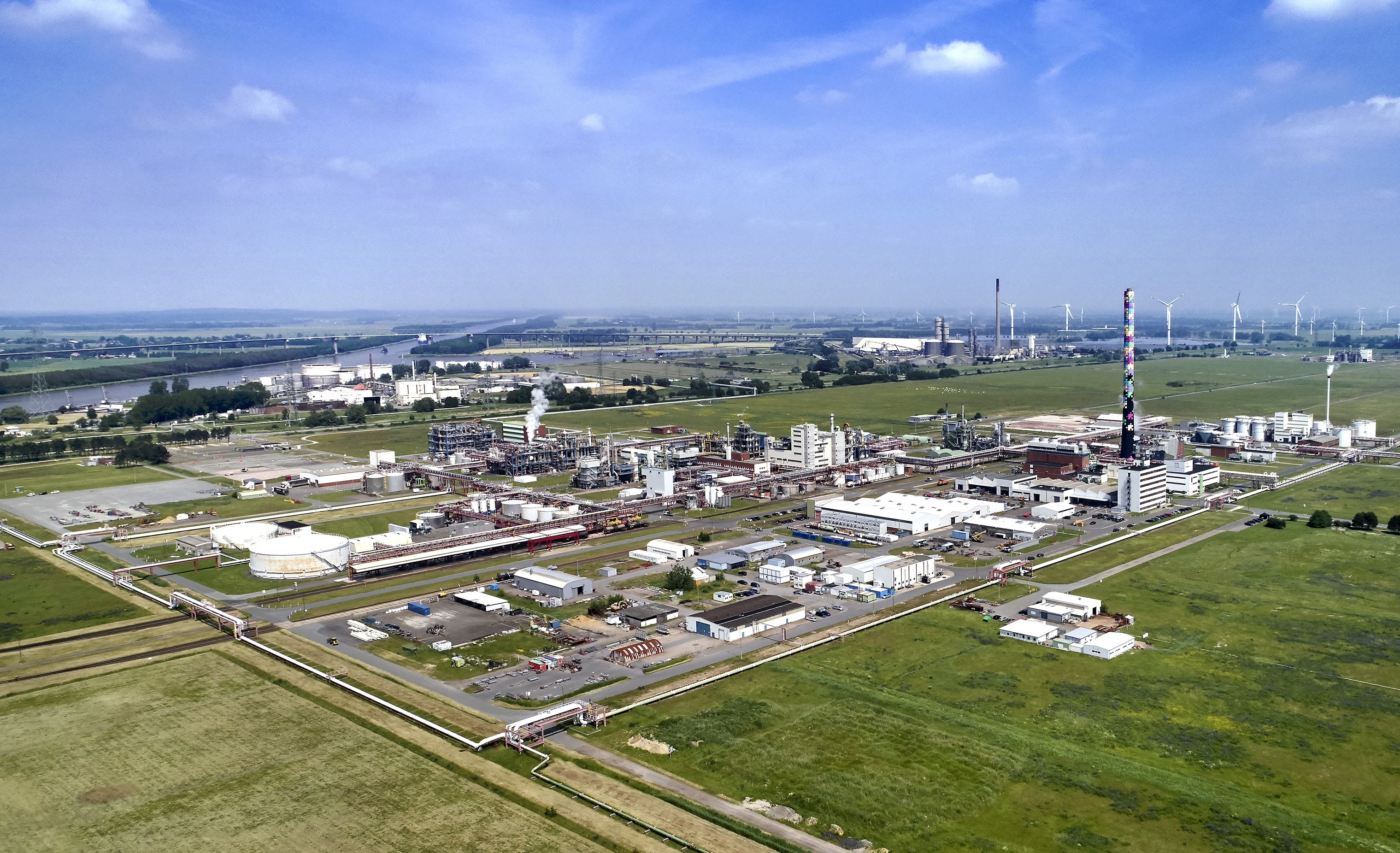 Innovative Wärme-Batterie bei Covestro Brunsbüttel