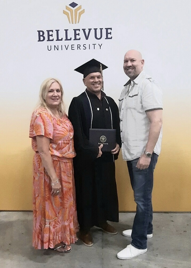 Bellevue Graduate Receives Diploma Alongside Mentor