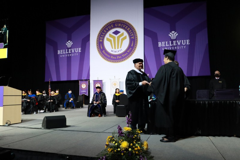 Hundreds Receive Diplomas at Bellevue University Winter Commencement
