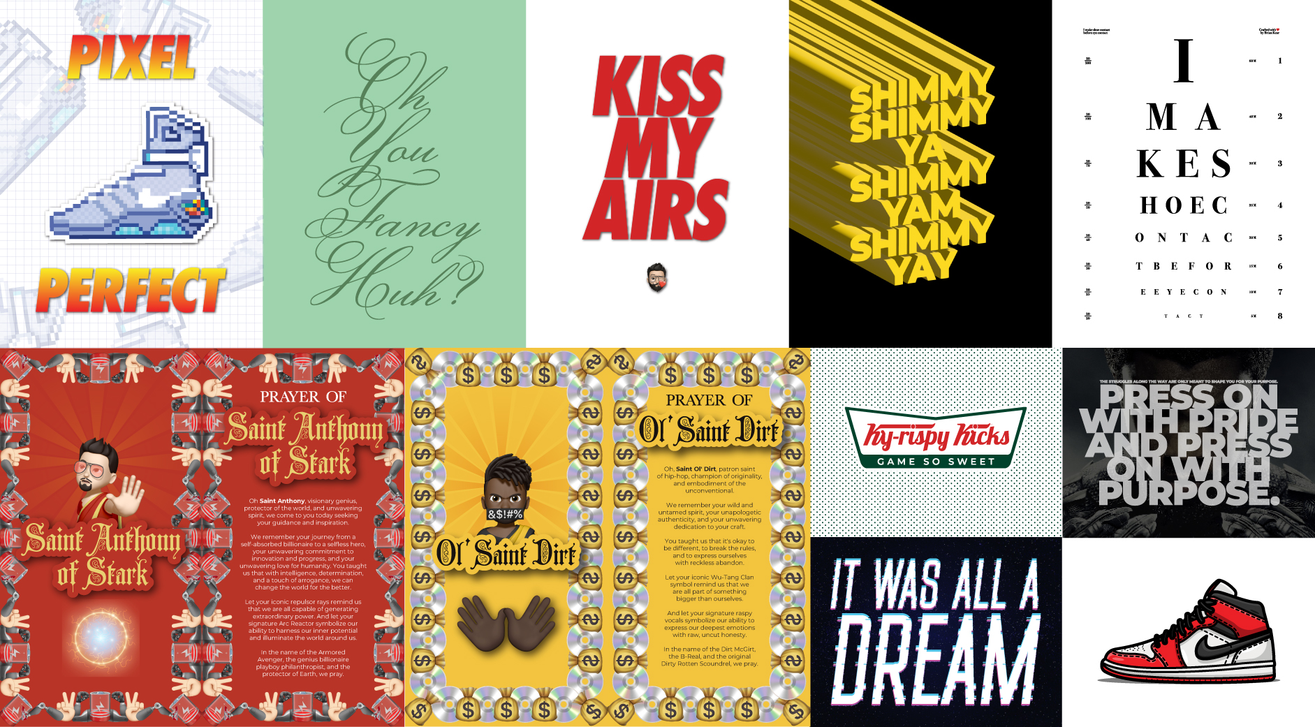 Sneakers, Saints, and Musical Greats Exhibit