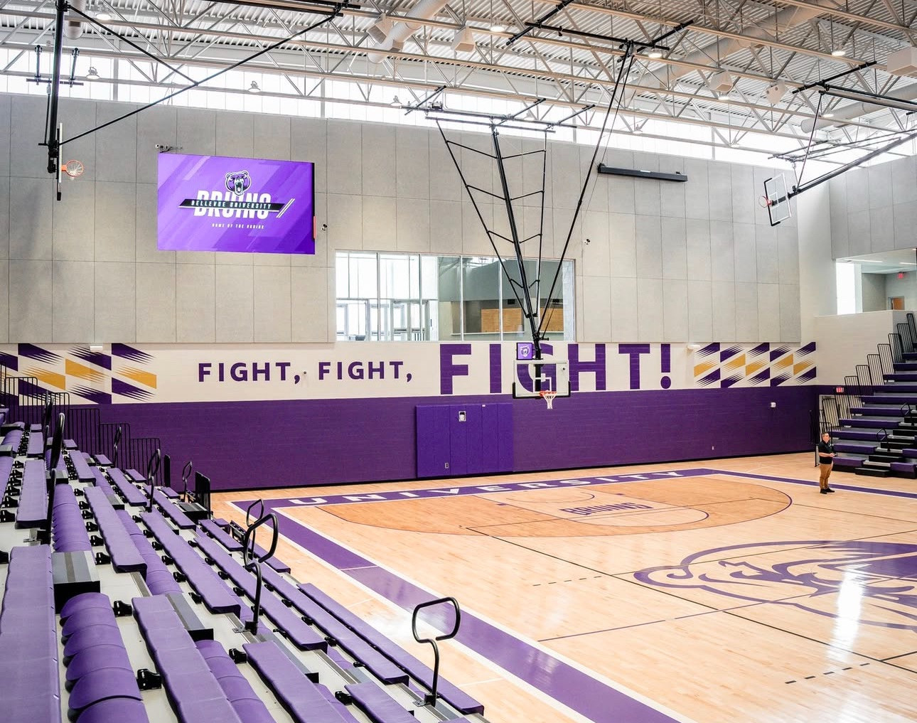 Bellevue hosts first games in new field house