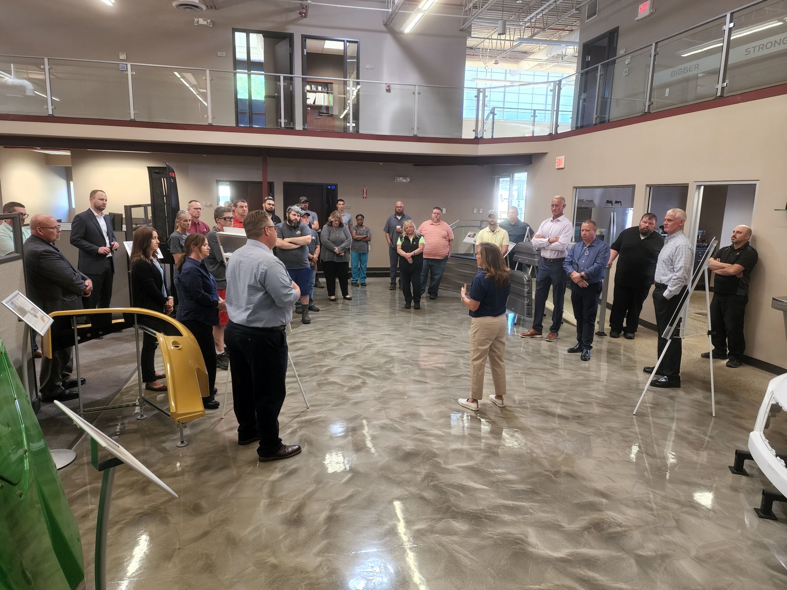 Romeo RIM and AEM Host Rep. Lisa McClain for Tour and Employee Town ...