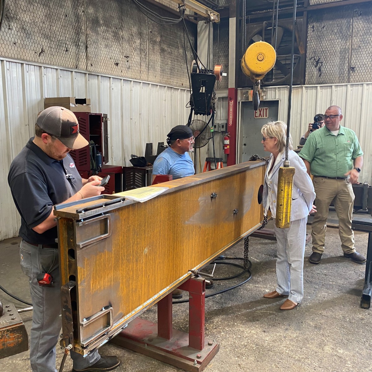 U.S. Senator Hyde-Smith Tours Taylor Machine Works