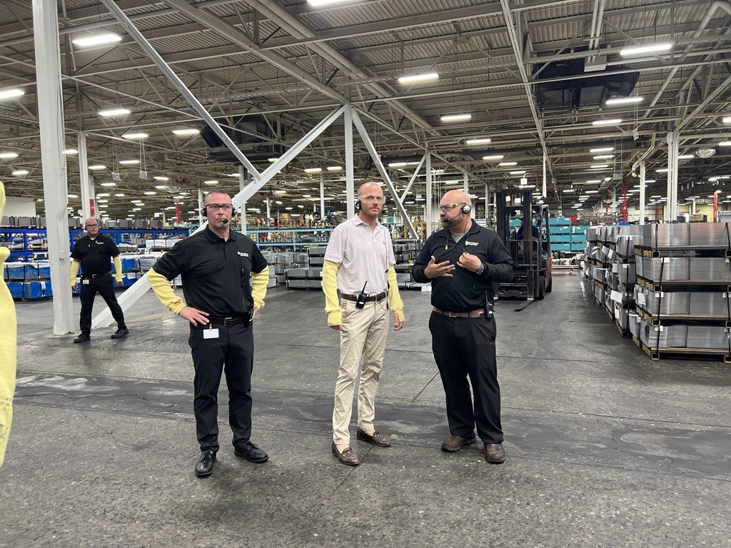 Spartanburg Steel Products and AEM Host Rep. William Timmons for Tour ...