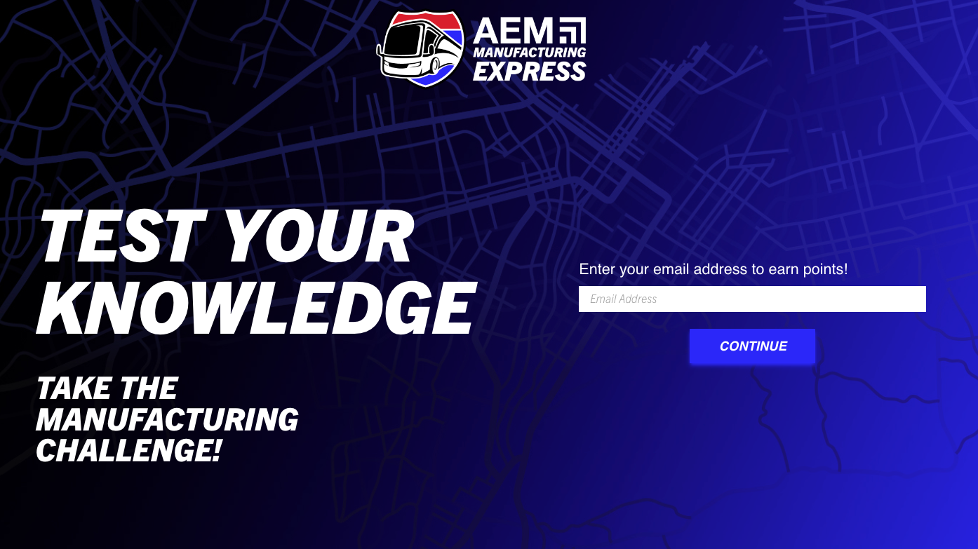 AEM Unveils Manufacturing Challenge Game on Nationwide Tour