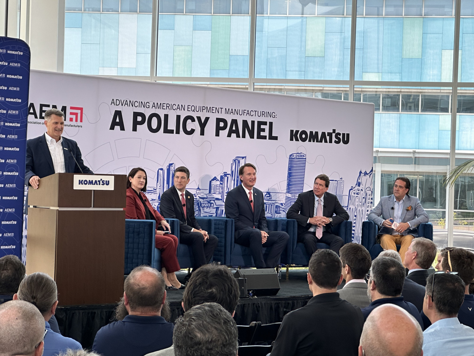 Association of Equipment Manufacturers and Komatsu Kick off the RNC with Policy Panel on the ...